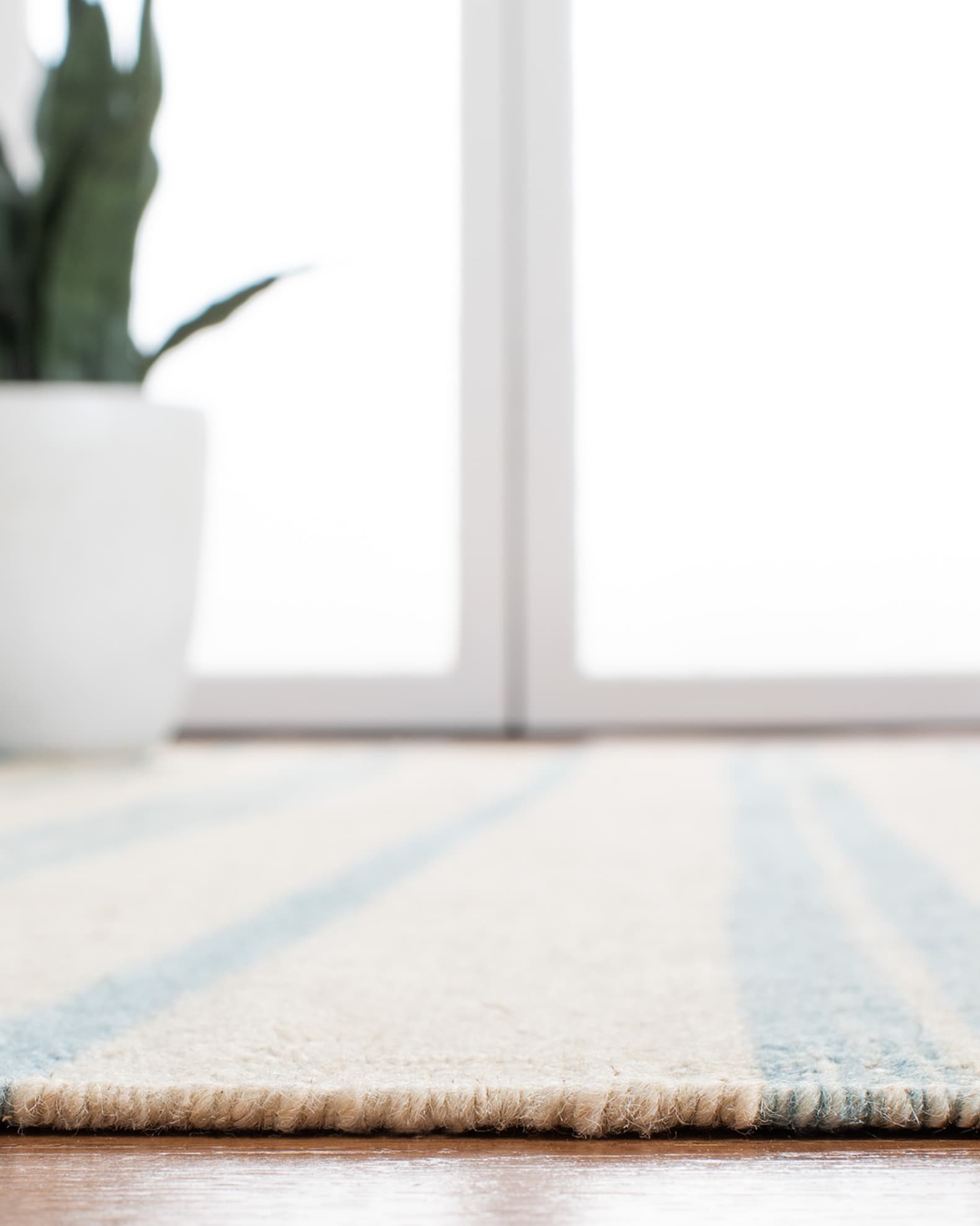 Brett Stripe Flat-Weave Rug | Neiman Marcus