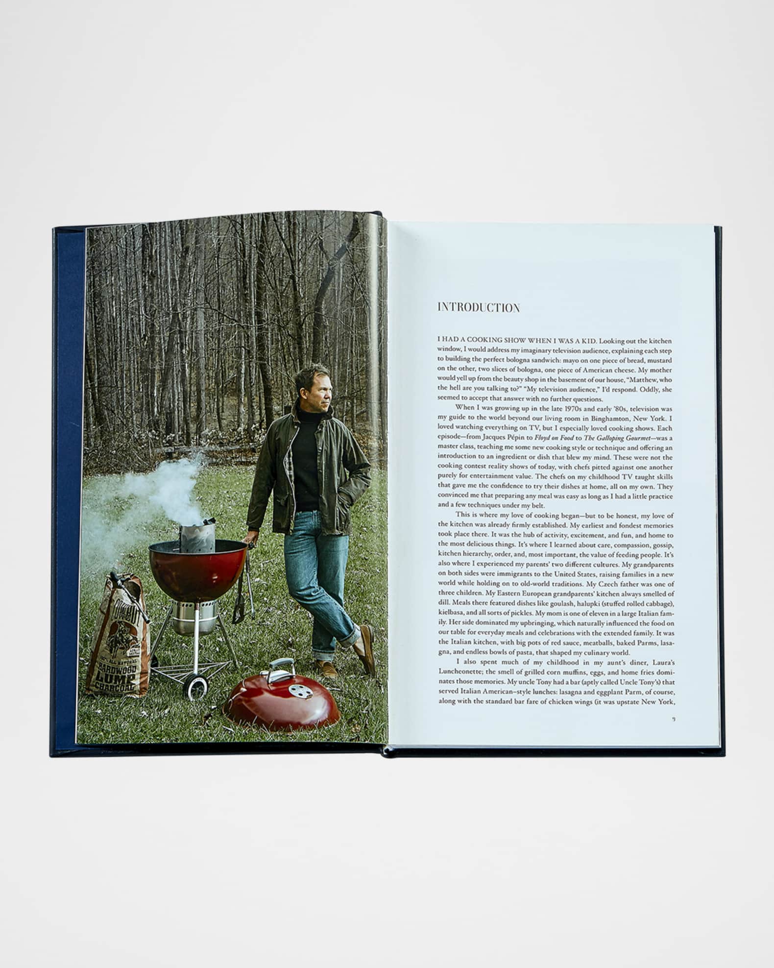 Graphic Image "A Man & His Kitchen" Leather-Bound Cookbook by Matt ...