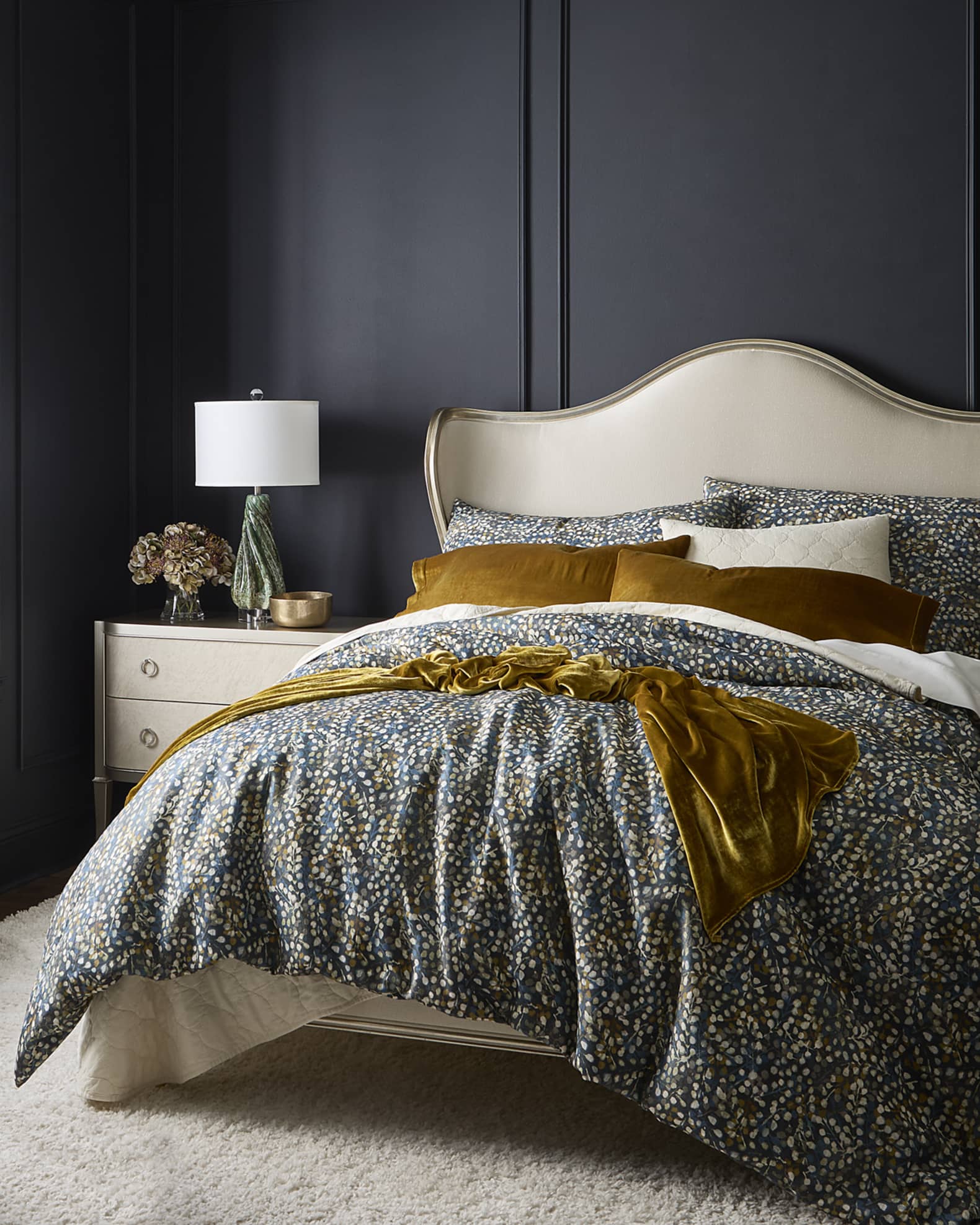 Laurel Indigo Bedding Collection | Neiman Marcus