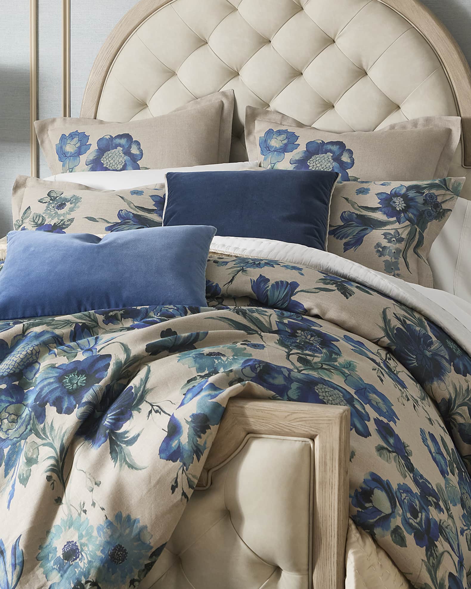 Hirigana Indigo Bedding Collection | Neiman Marcus