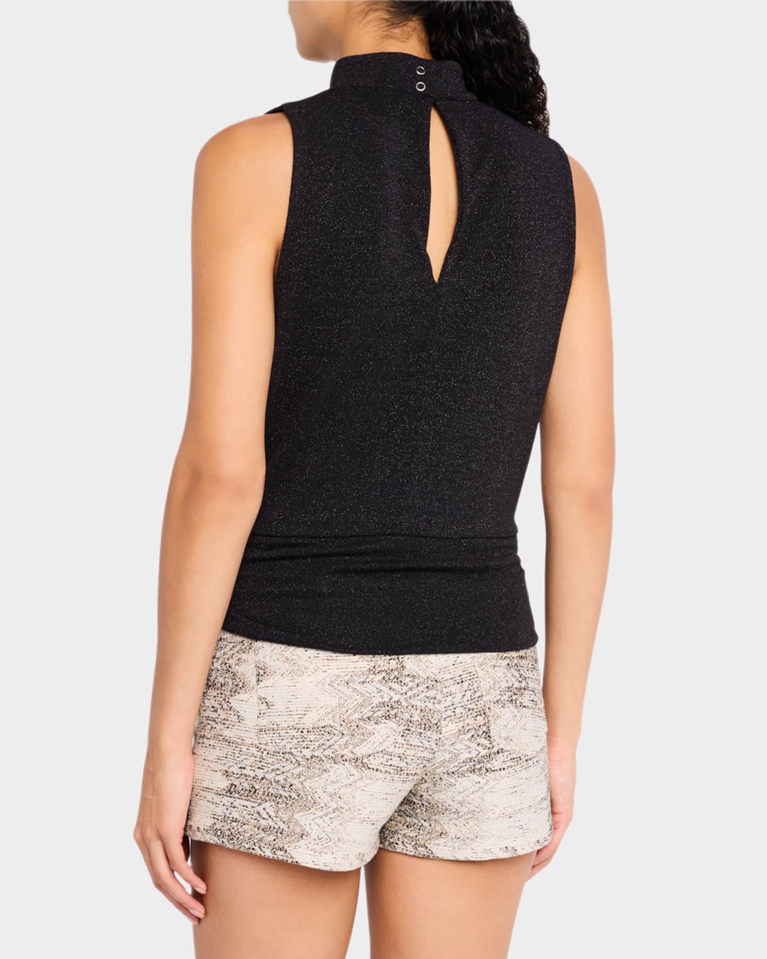 Iro Foa Sparkly Draped Top | Neiman Marcus