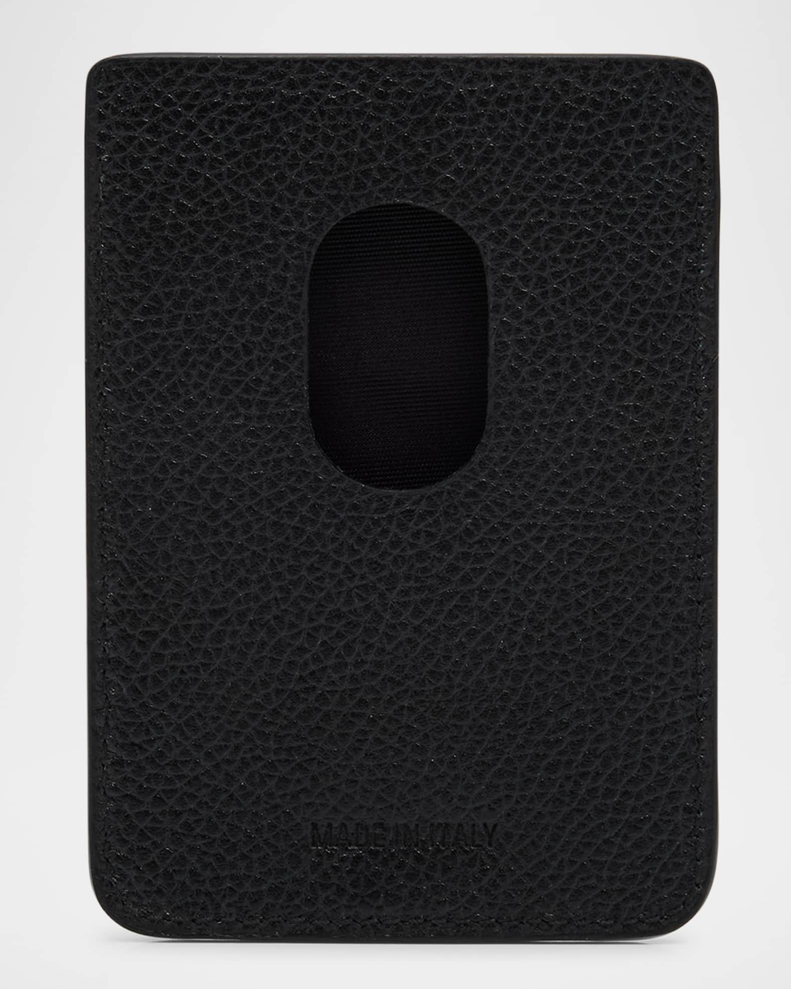 Balenciaga Men's Leather BB Logo Cash Magnet Card Holder | Neiman Marcus