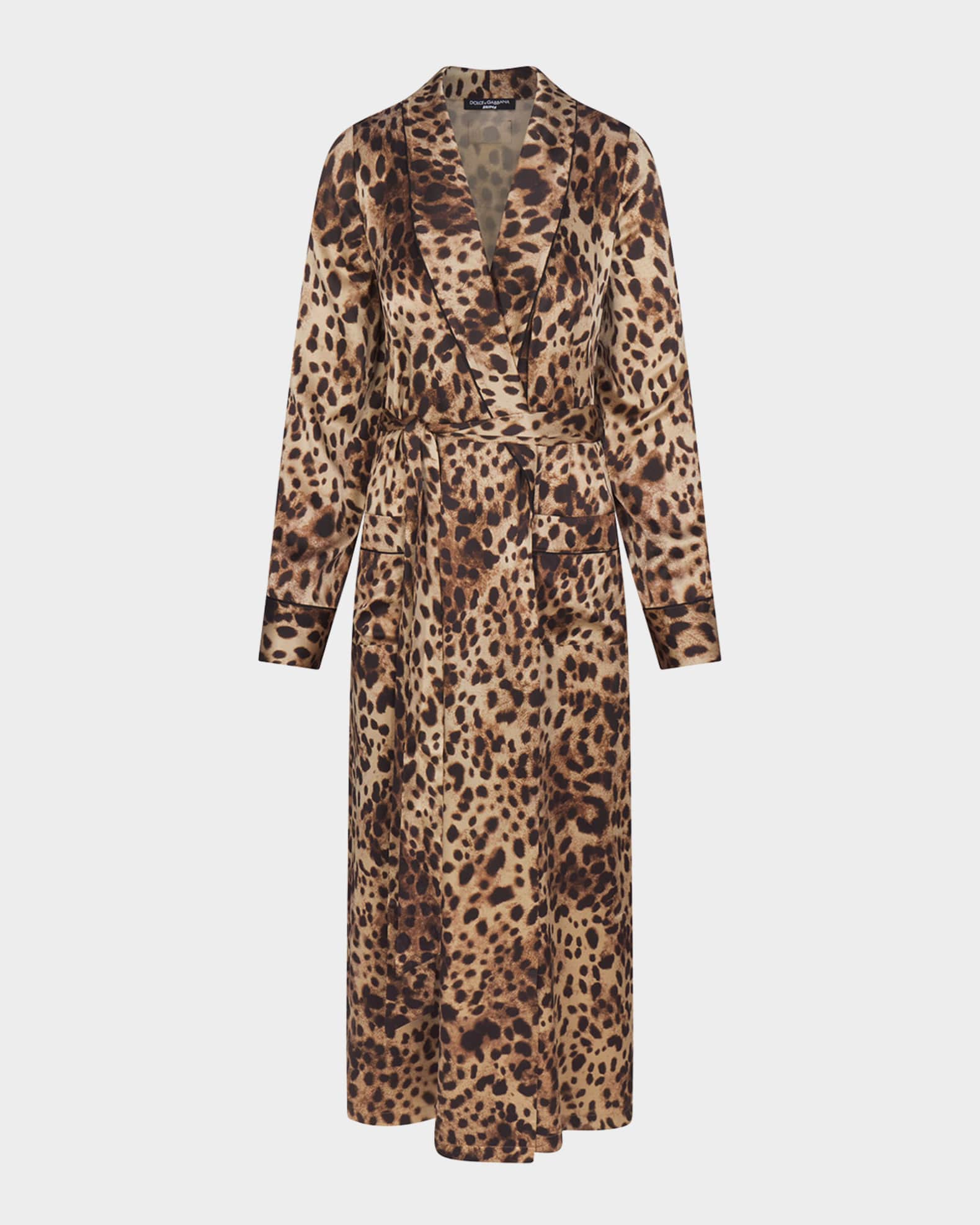 Dolce&Gabbana x SKIMS Silk Robe | Neiman Marcus