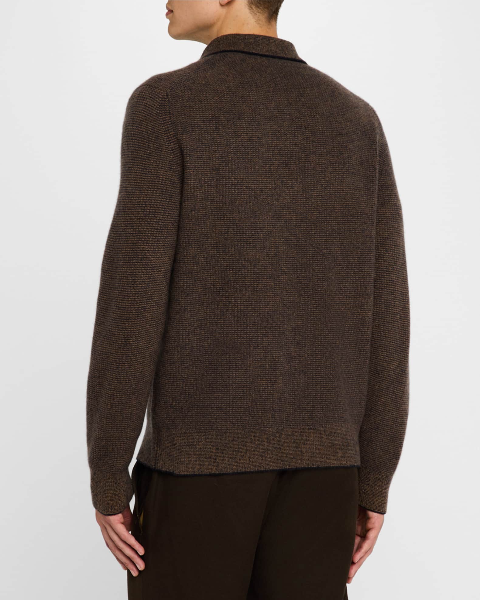 Men's Boiled Cashmere Thermal Sweater | Neiman Marcus