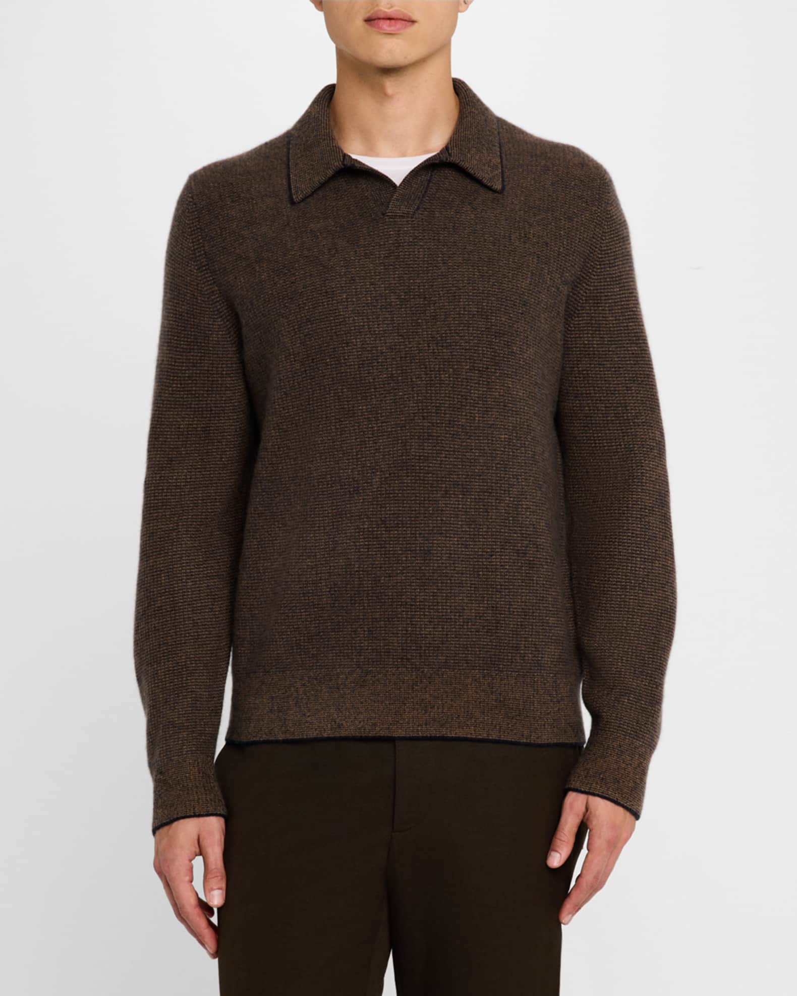 Men's Boiled Cashmere Thermal Sweater | Neiman Marcus
