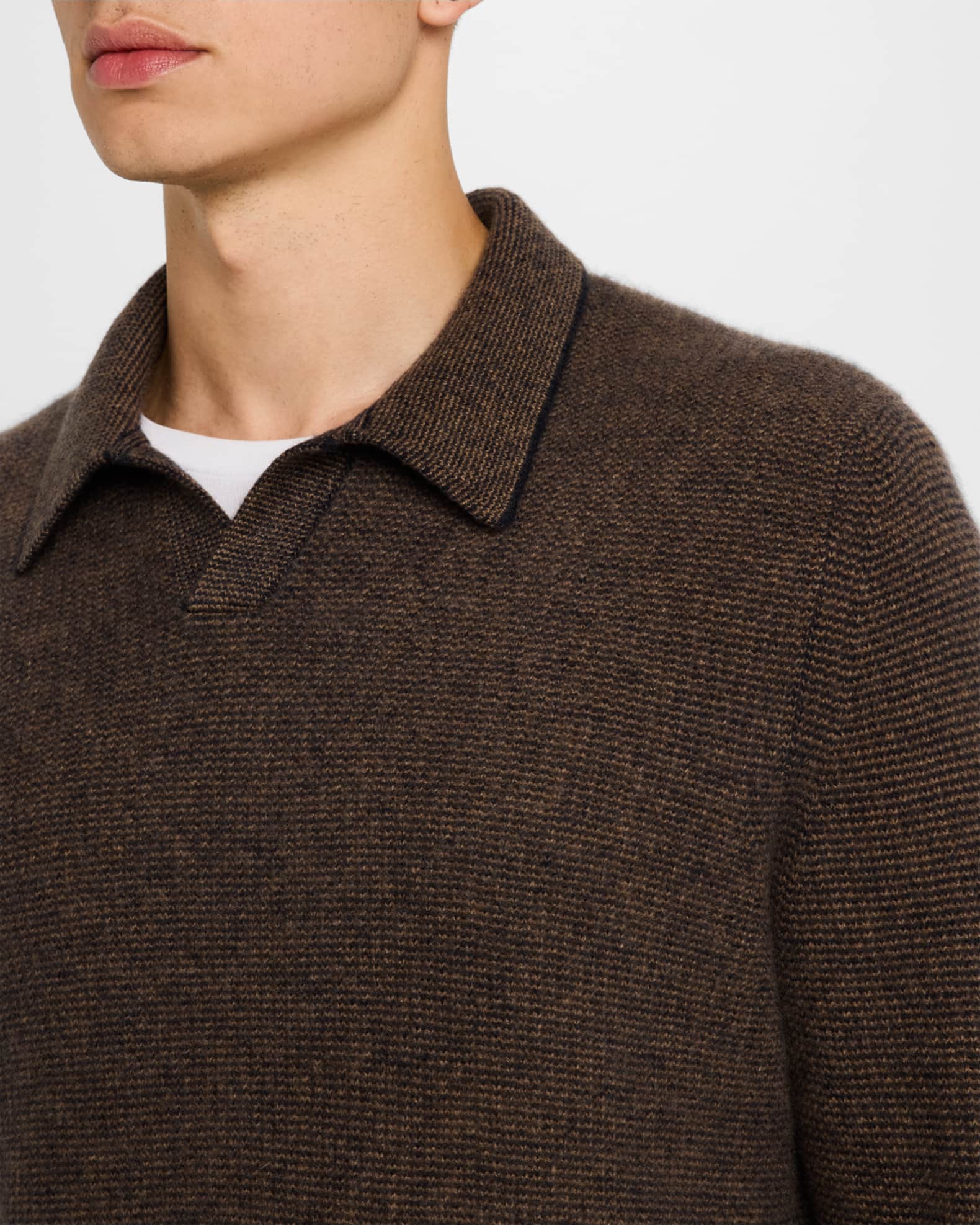 Men's Boiled Cashmere Thermal Sweater | Neiman Marcus
