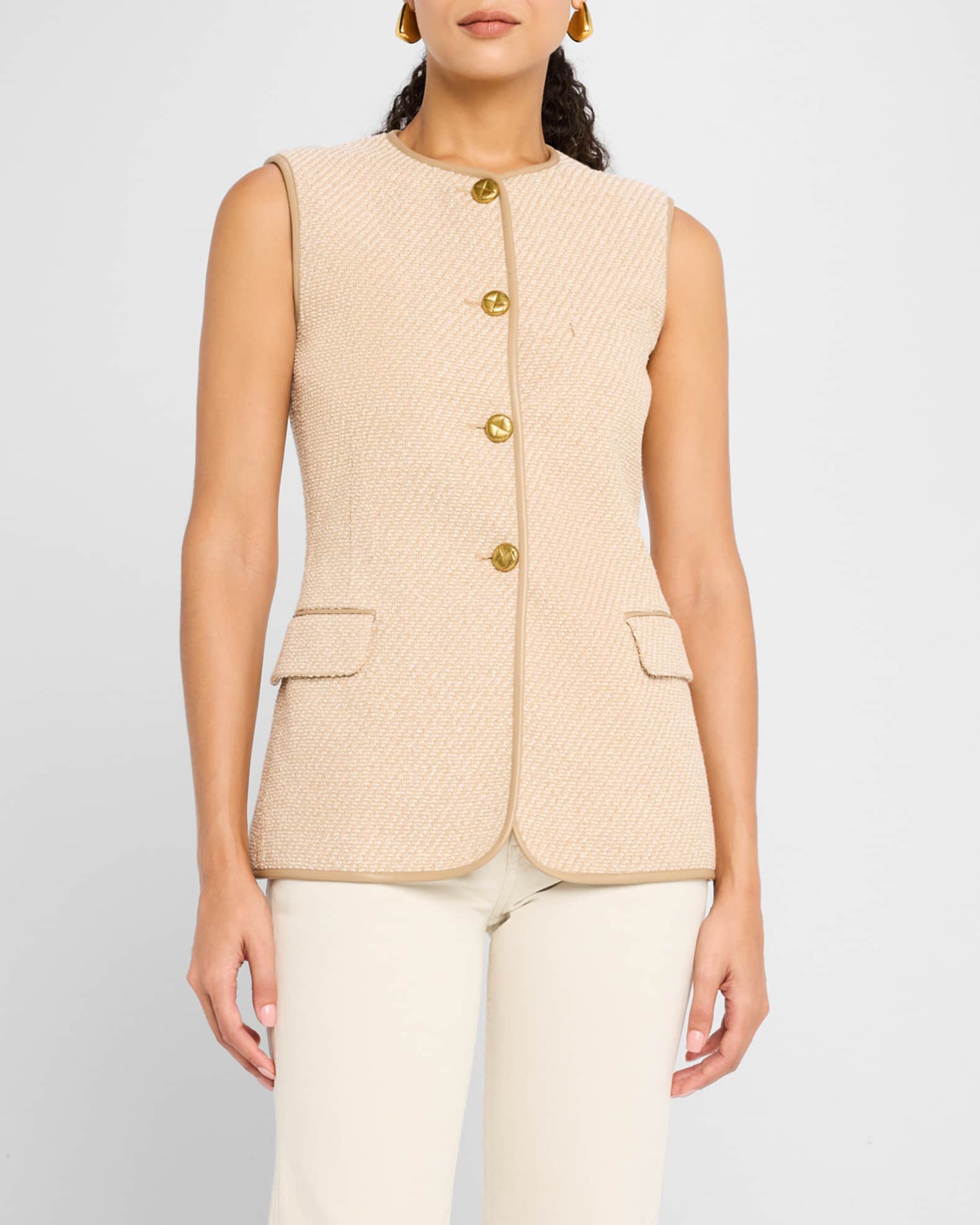 Rag & Bone Bartlet Italian Tweed Vest | Neiman Marcus