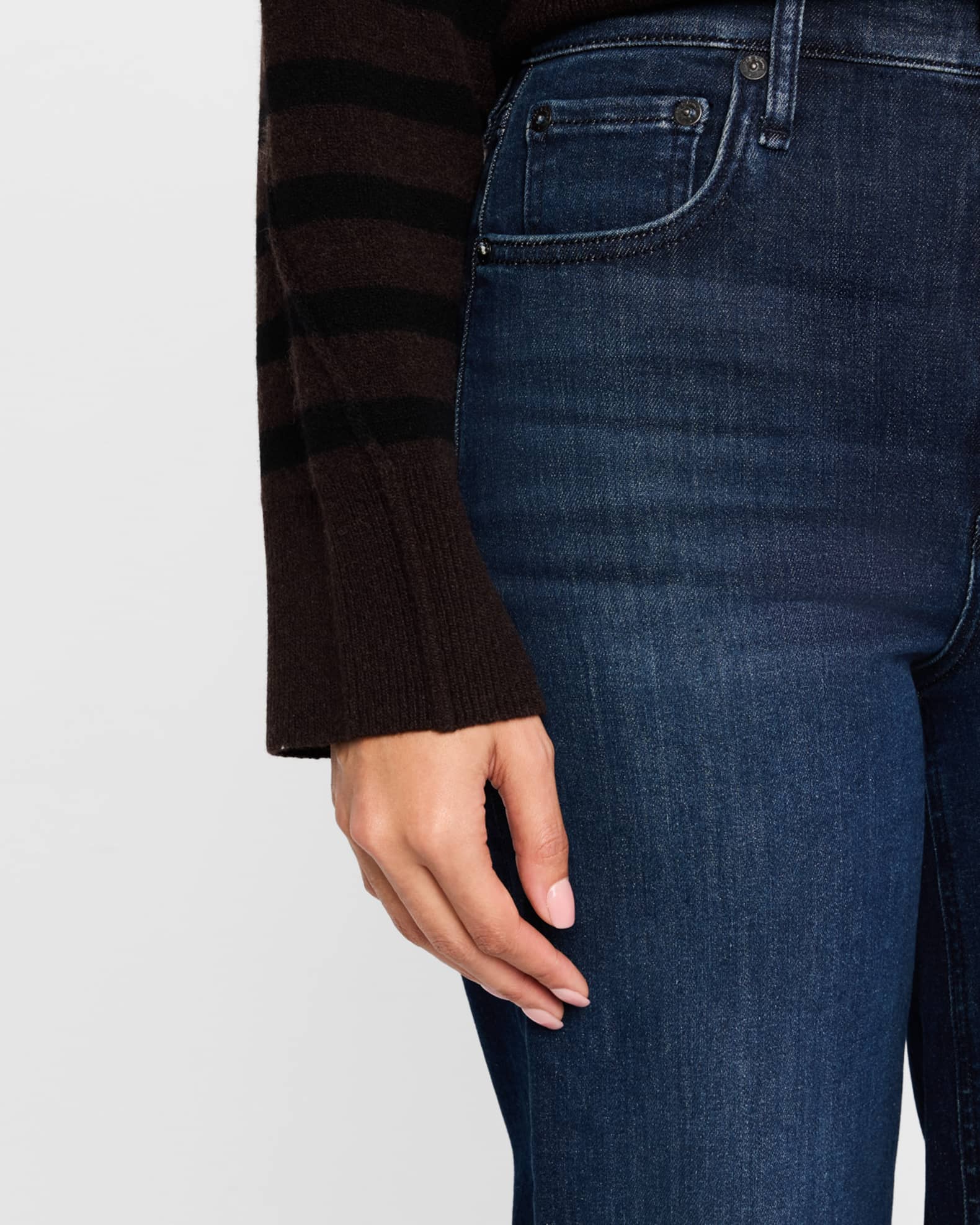 Rag & Bone Epic Andi High-Rise Wide Ankle Jeans | Neiman Marcus