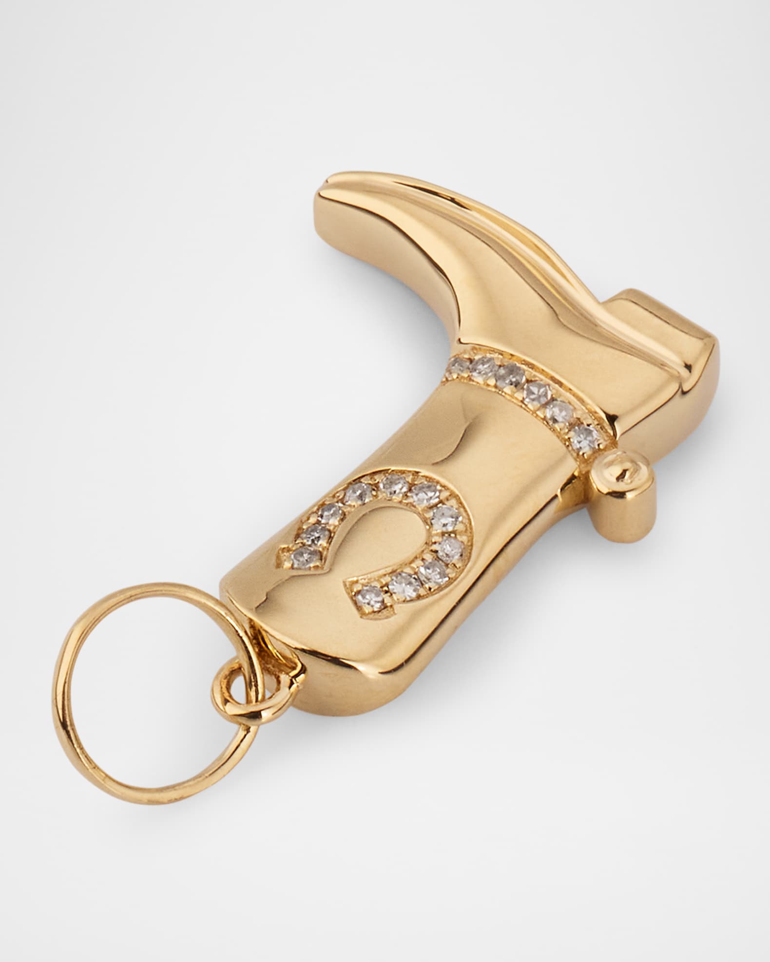 Kastel Jewelry 14K Yellow Gold Rodeo Boot Diamond Pendant | Neiman Marcus