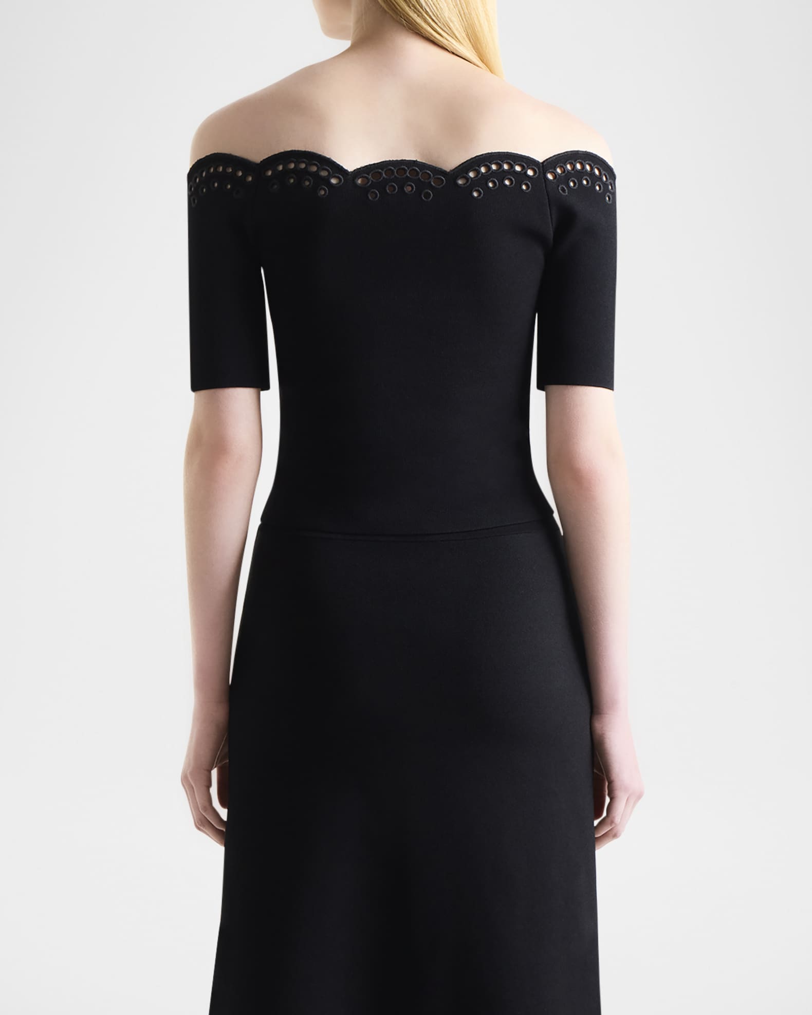Embroidered Scallop Collection | Neiman Marcus