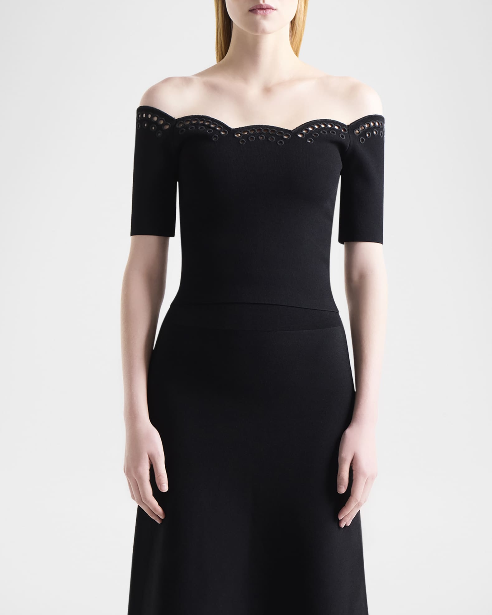 Embroidered Scallop Collection | Neiman Marcus