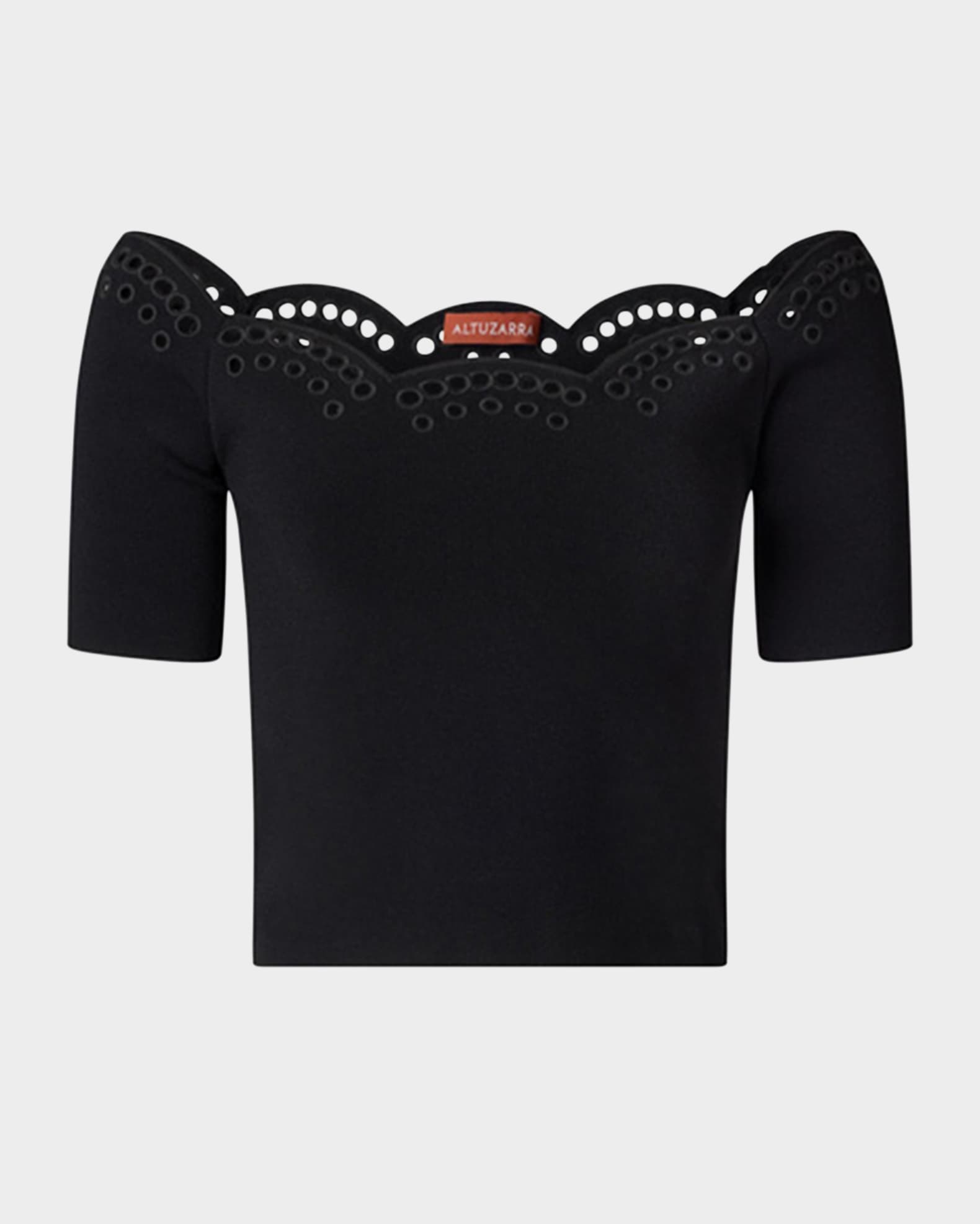 Embroidered Scallop Collection | Neiman Marcus