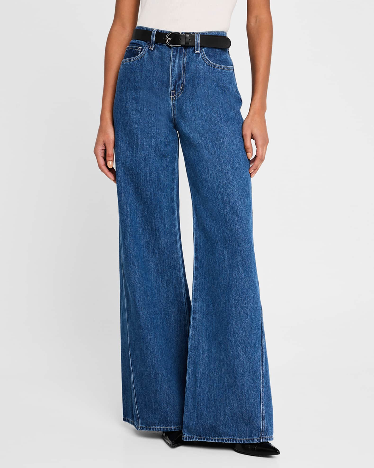 Beau Wide-Leg Jeans | Neiman Marcus