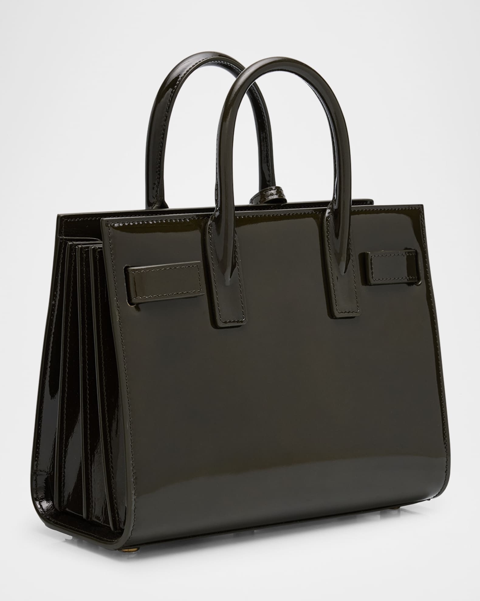 Saint Laurent Sac de Jour Nano Top-Handle Bag in Patent Saint Laurent Sac de Jour Nano Top-Handle Bag in Patent