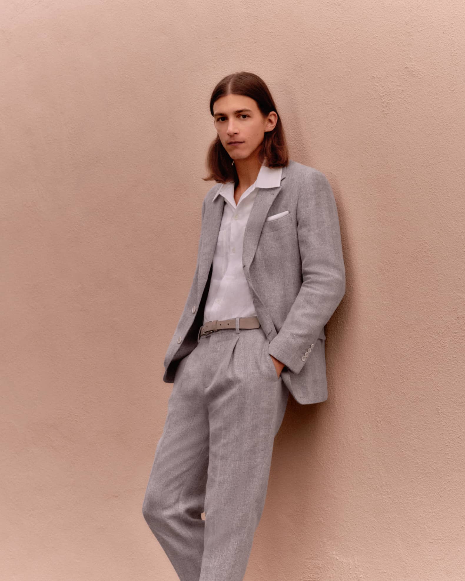 Brunello Cucinelli Men's Cavallo Chevron Suit | Neiman Marcus