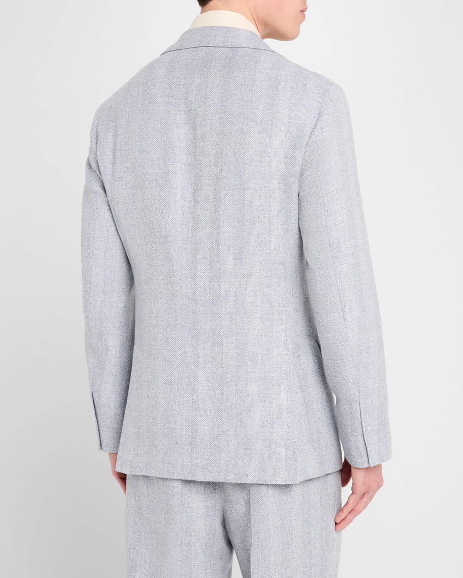 Brunello Cucinelli Men's Cavallo Chevron Suit | Neiman Marcus