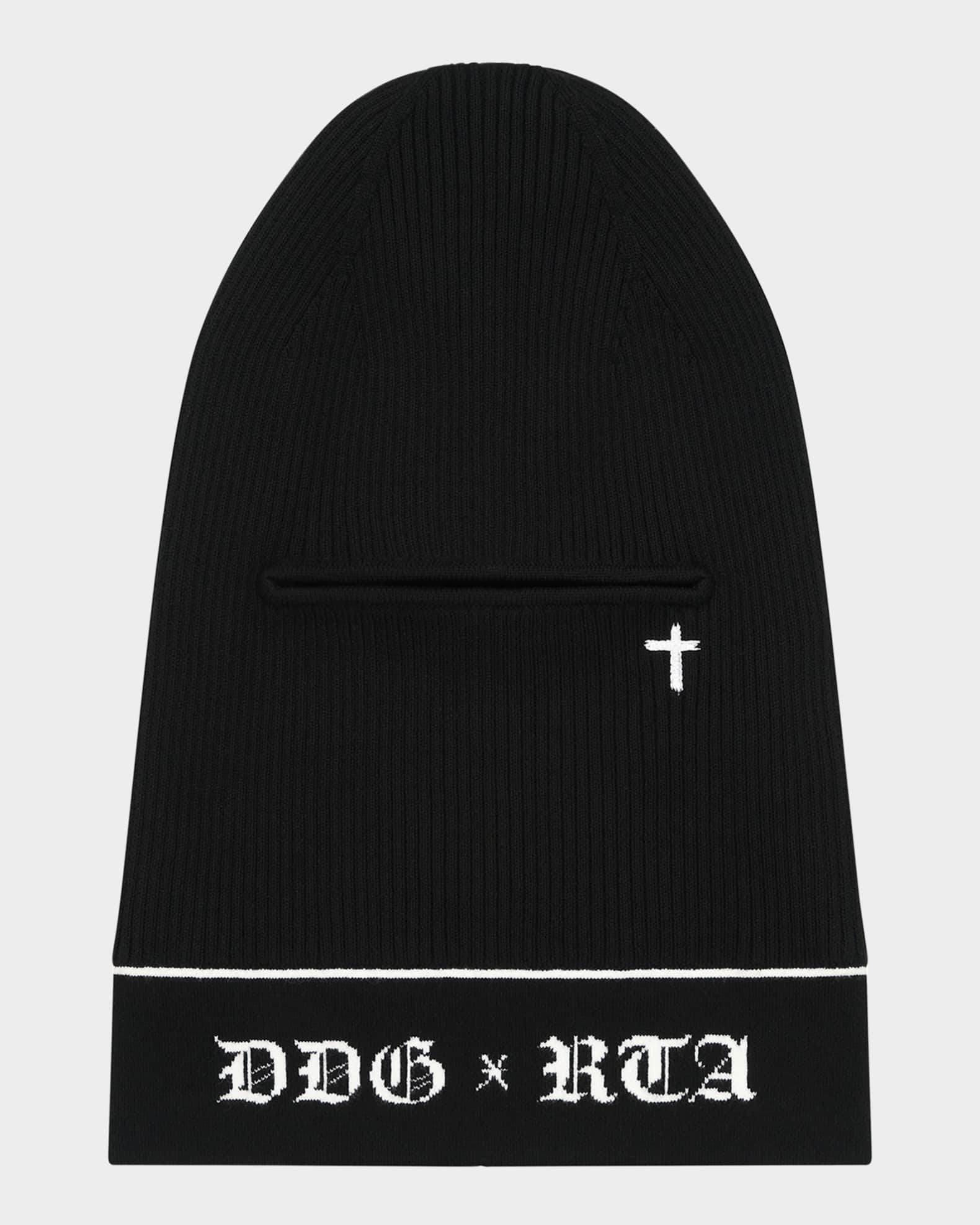 RTA x DDG Men's Jay Ribbed Balaclava | Neiman Marcus