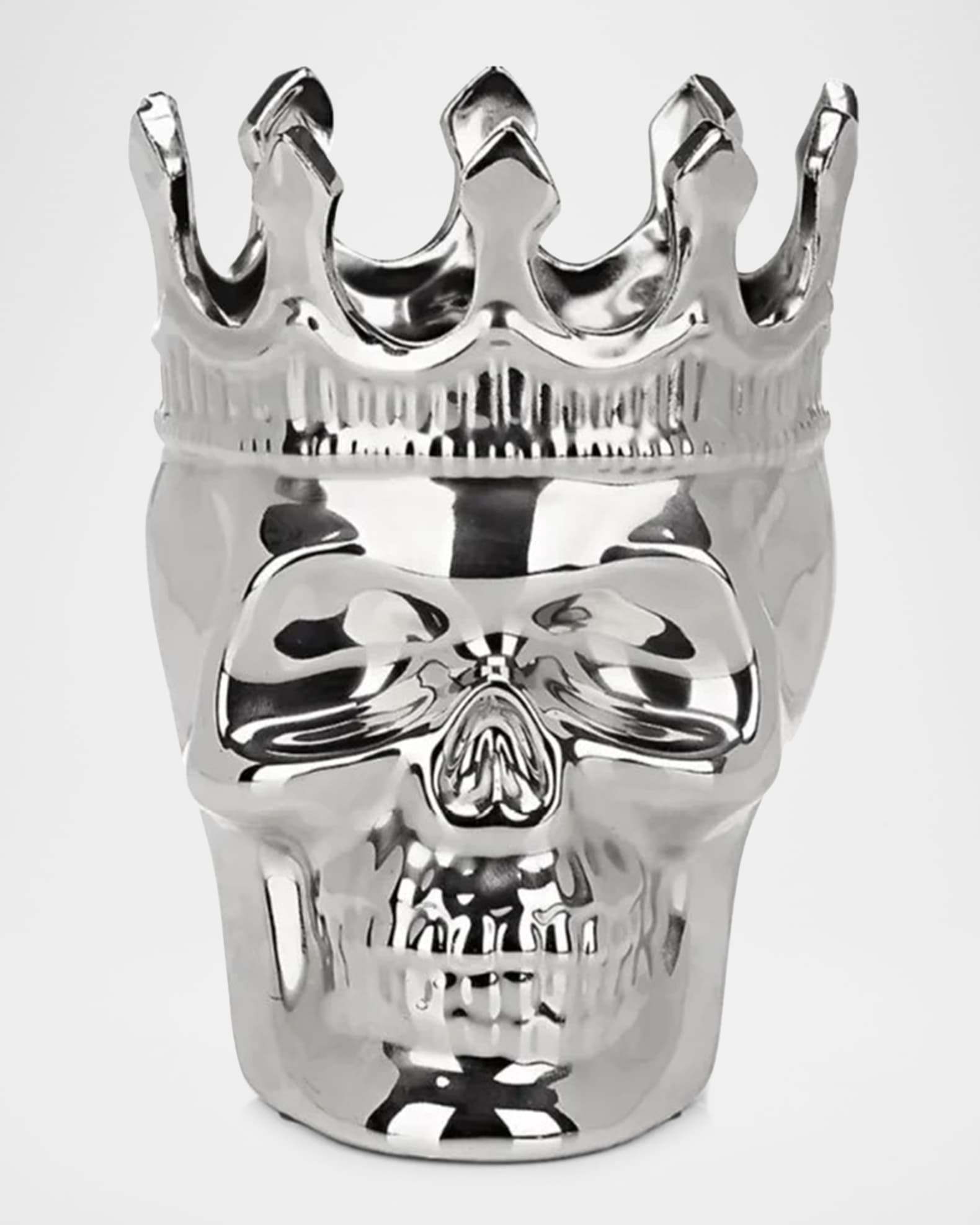 Thompson Ferrier Silvertone Maximilien Skull Candle, 23.3 oz. - The ...