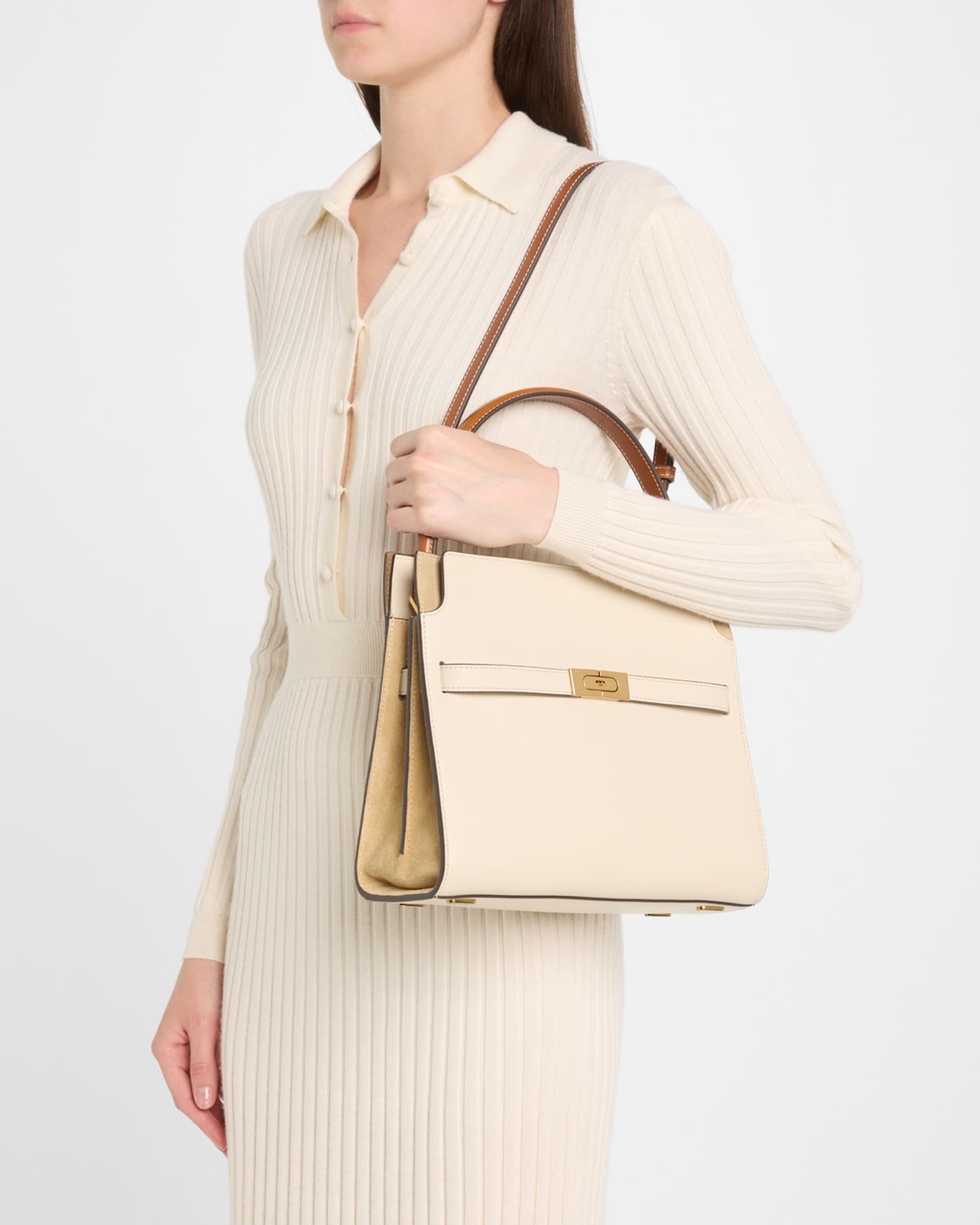 Tory Burch Lee Radziwill Small Double Bag | Neiman Marcus