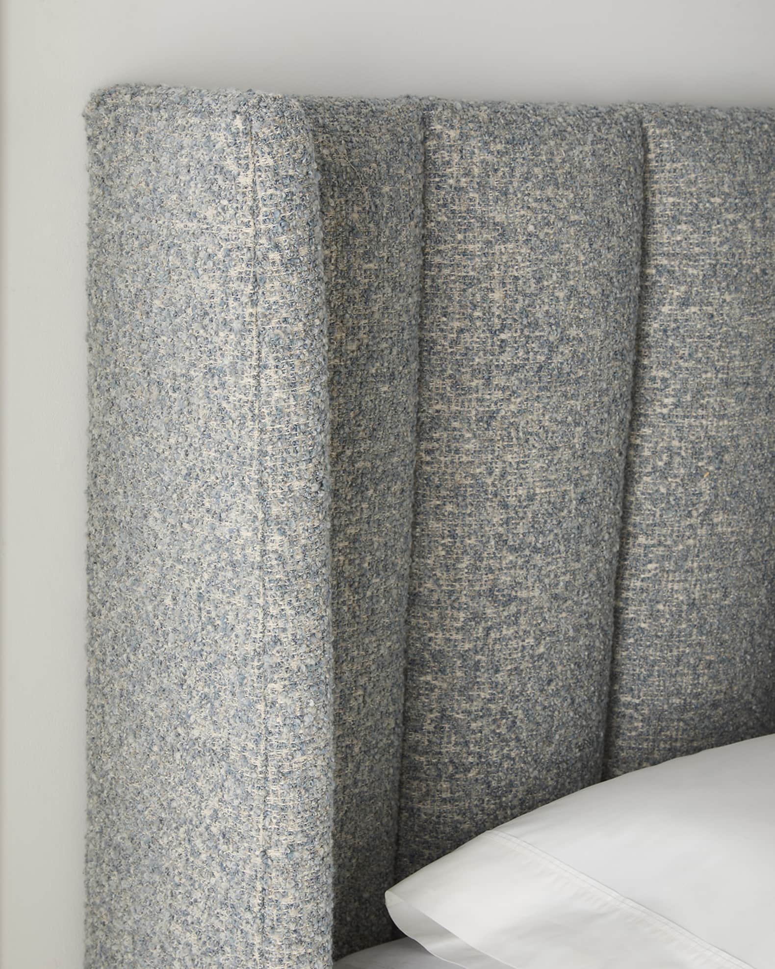 Harper Wingback Queen Bed | Neiman Marcus