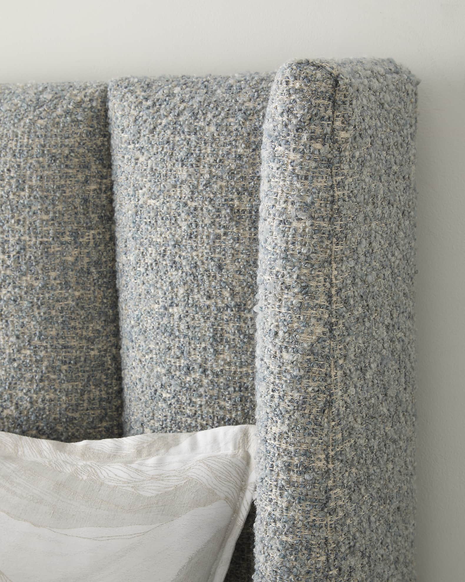 Harper Wingback Queen Bed | Neiman Marcus