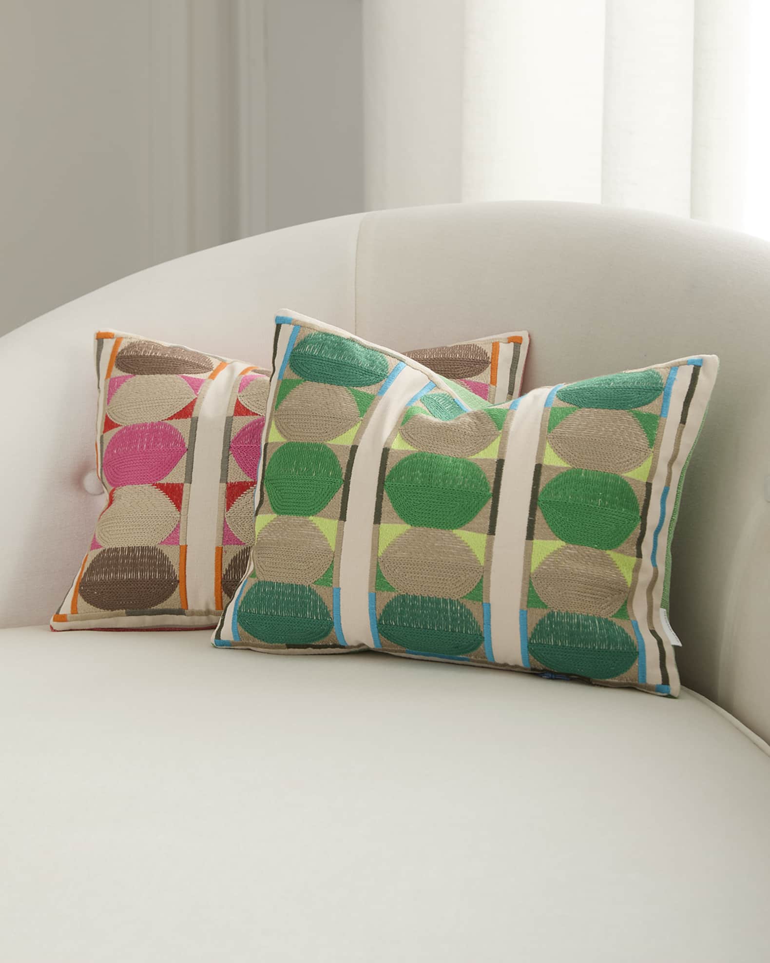 Designers Guild Kushime Decorative Pillow, 12" x 16" | Neiman Marcus