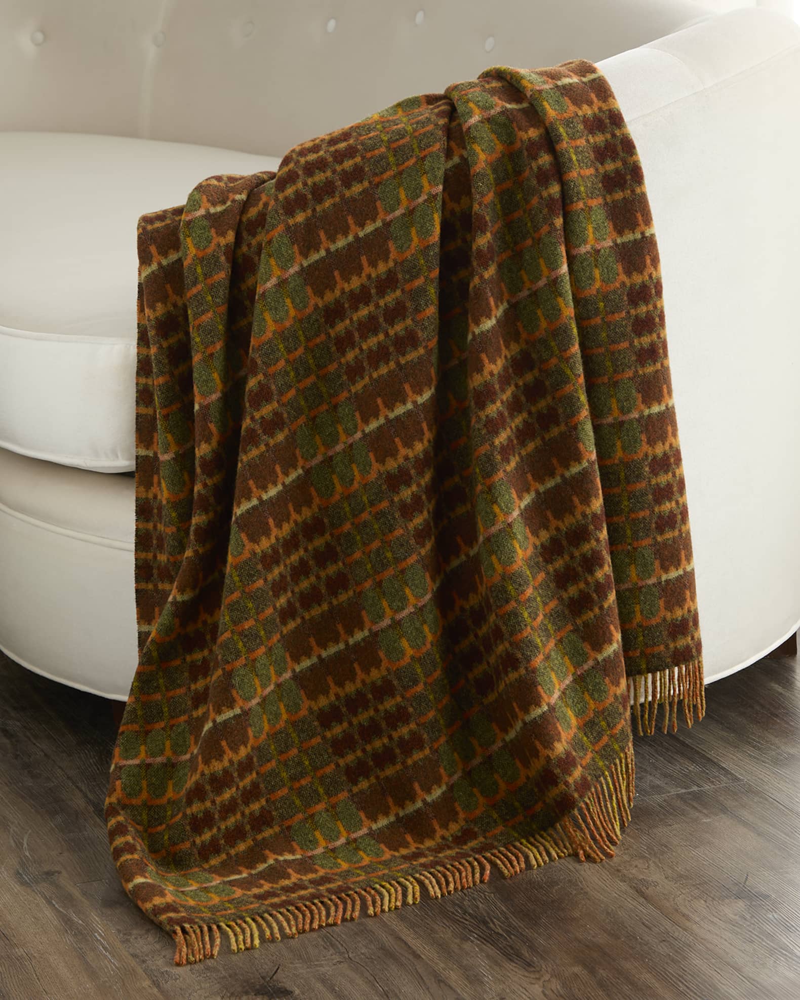 Designers Guild Talbot Merino Wool Throw, 55" x 73" | Neiman Marcus
