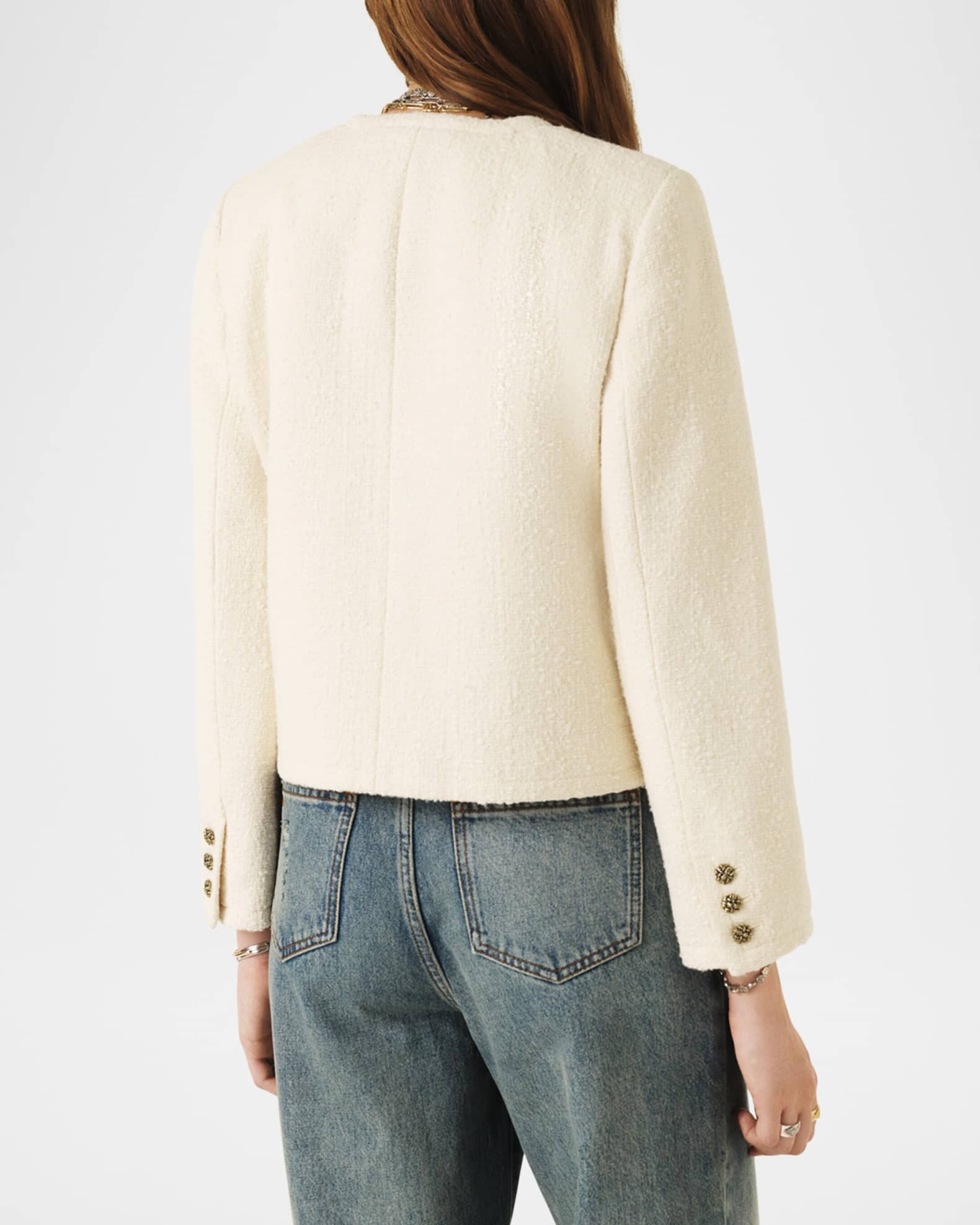 ba&sh Meredith Bouclé Jacket | Neiman Marcus