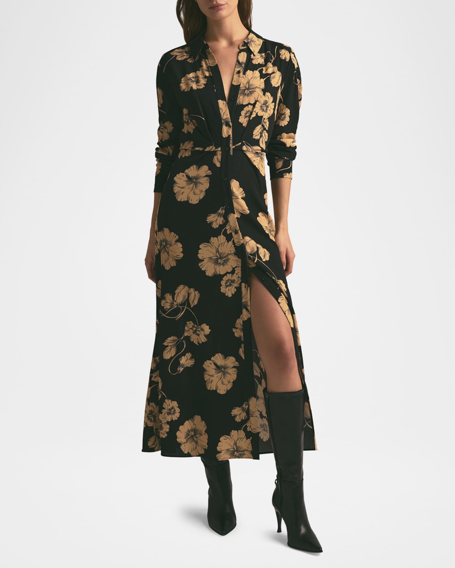 Favorite Daughter The Icon Maxi Shirtdress | Neiman Marcus
