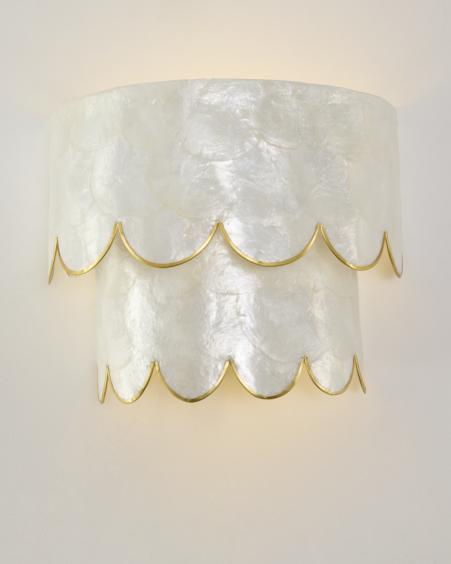 Neiman Marcus Scalloped Sconce | Neiman Marcus