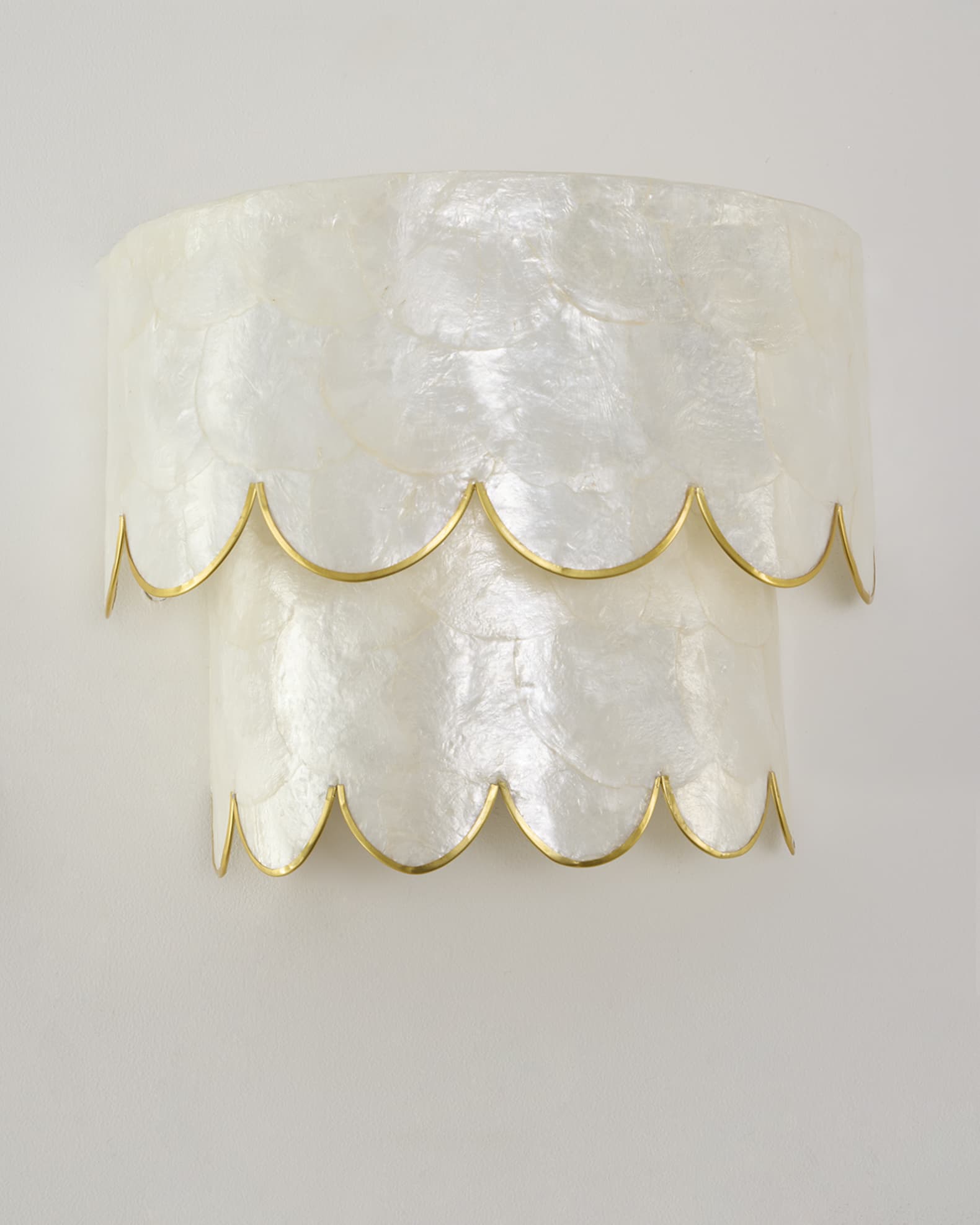Neiman Marcus Scalloped Sconce | Neiman Marcus