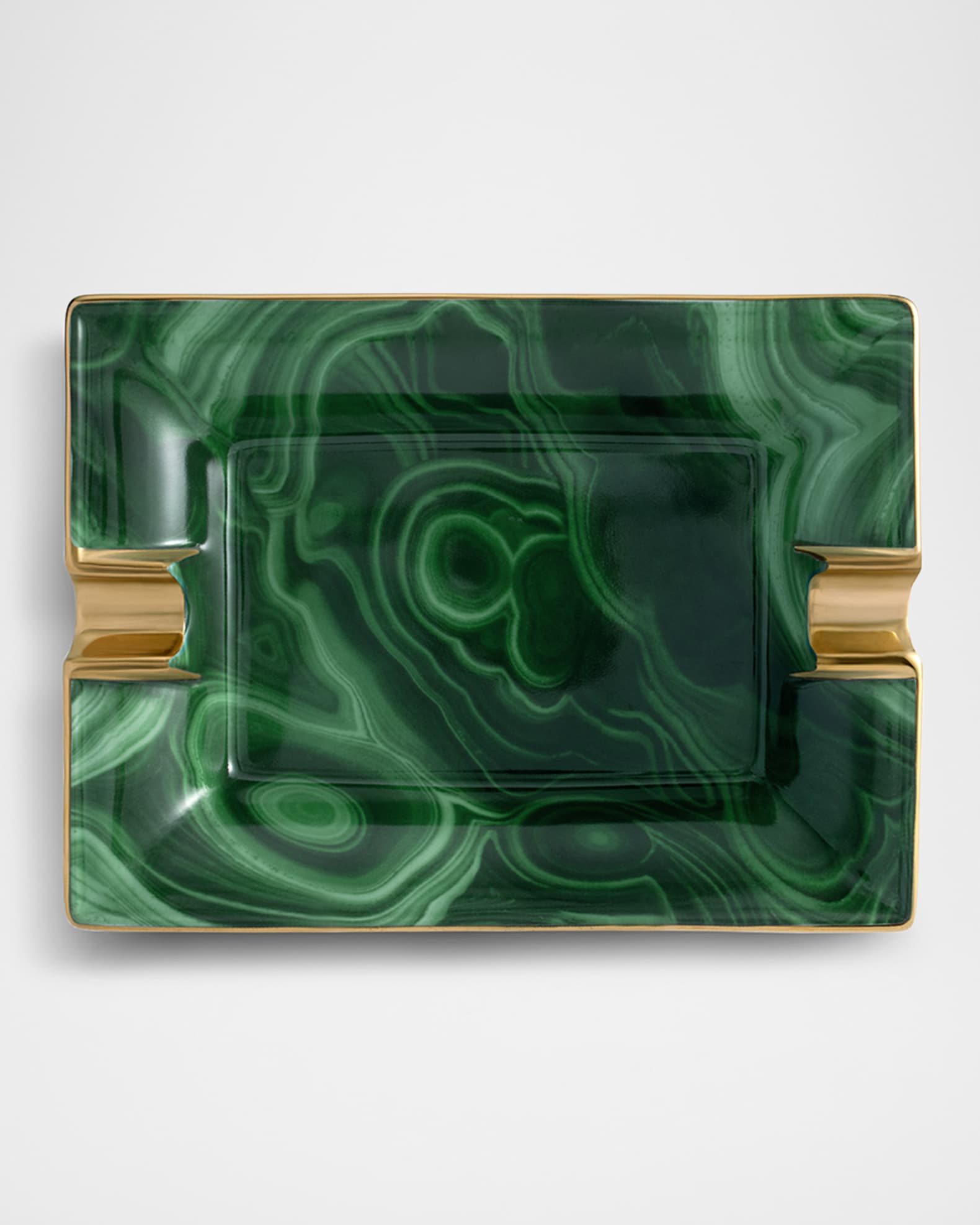 L'Objet Malachite Ashtray | Neiman Marcus