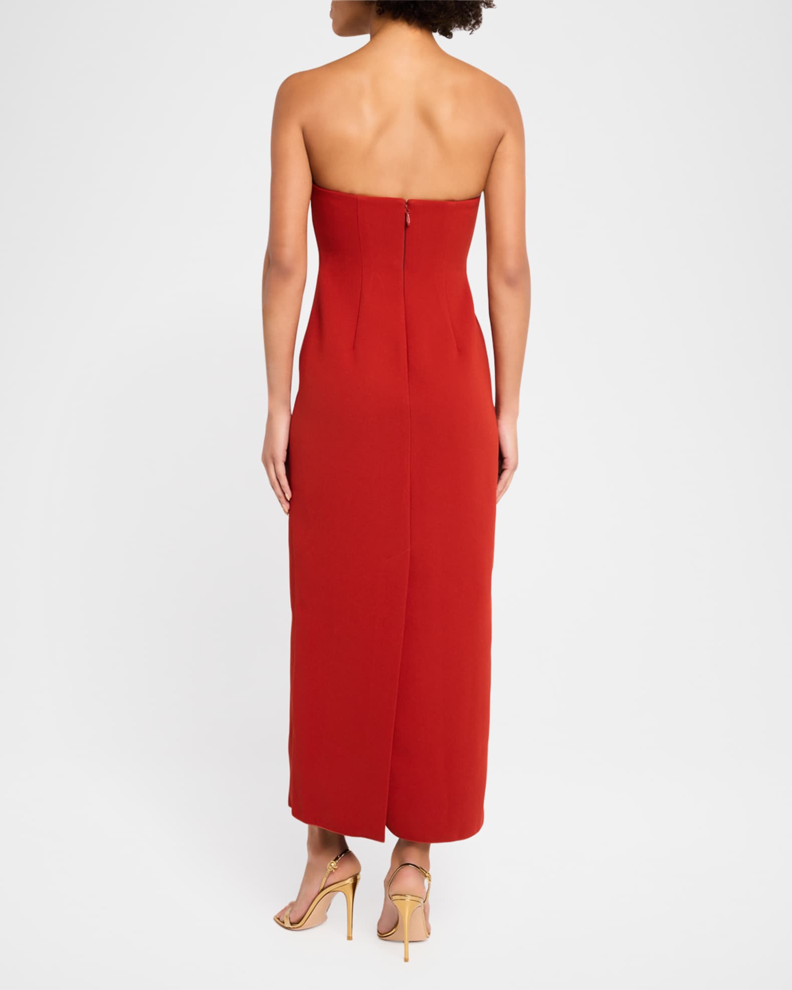 Acler Whitnell Strapless Midi Dress | Neiman Marcus