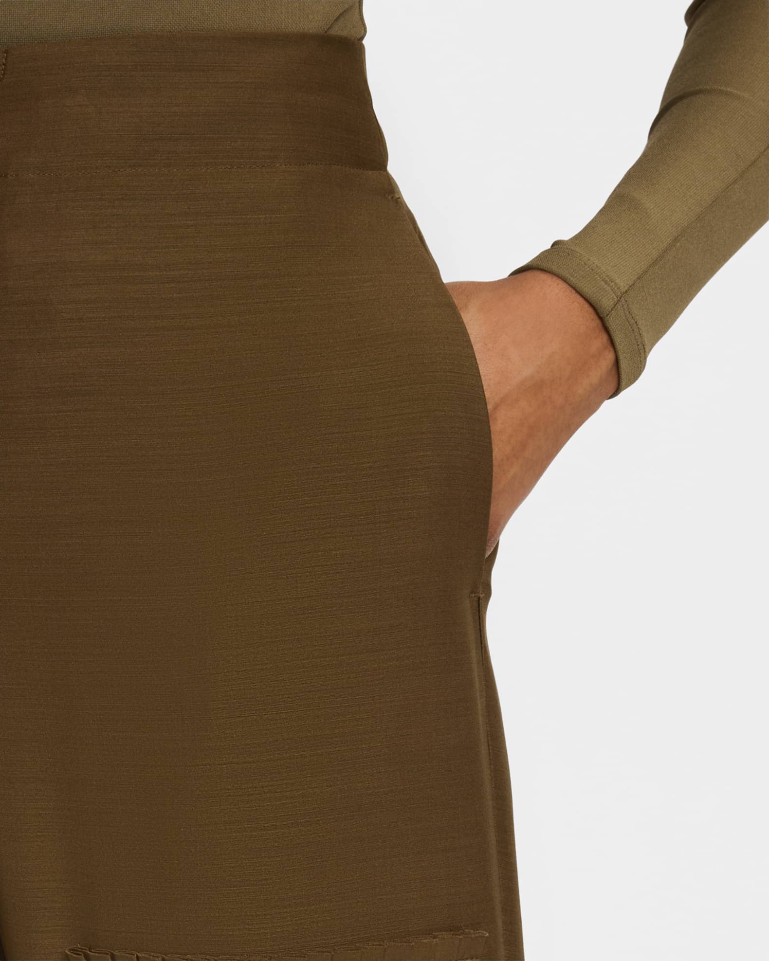 BITE Studios Pleated Patch Straight-Leg Trousers | Neiman Marcus