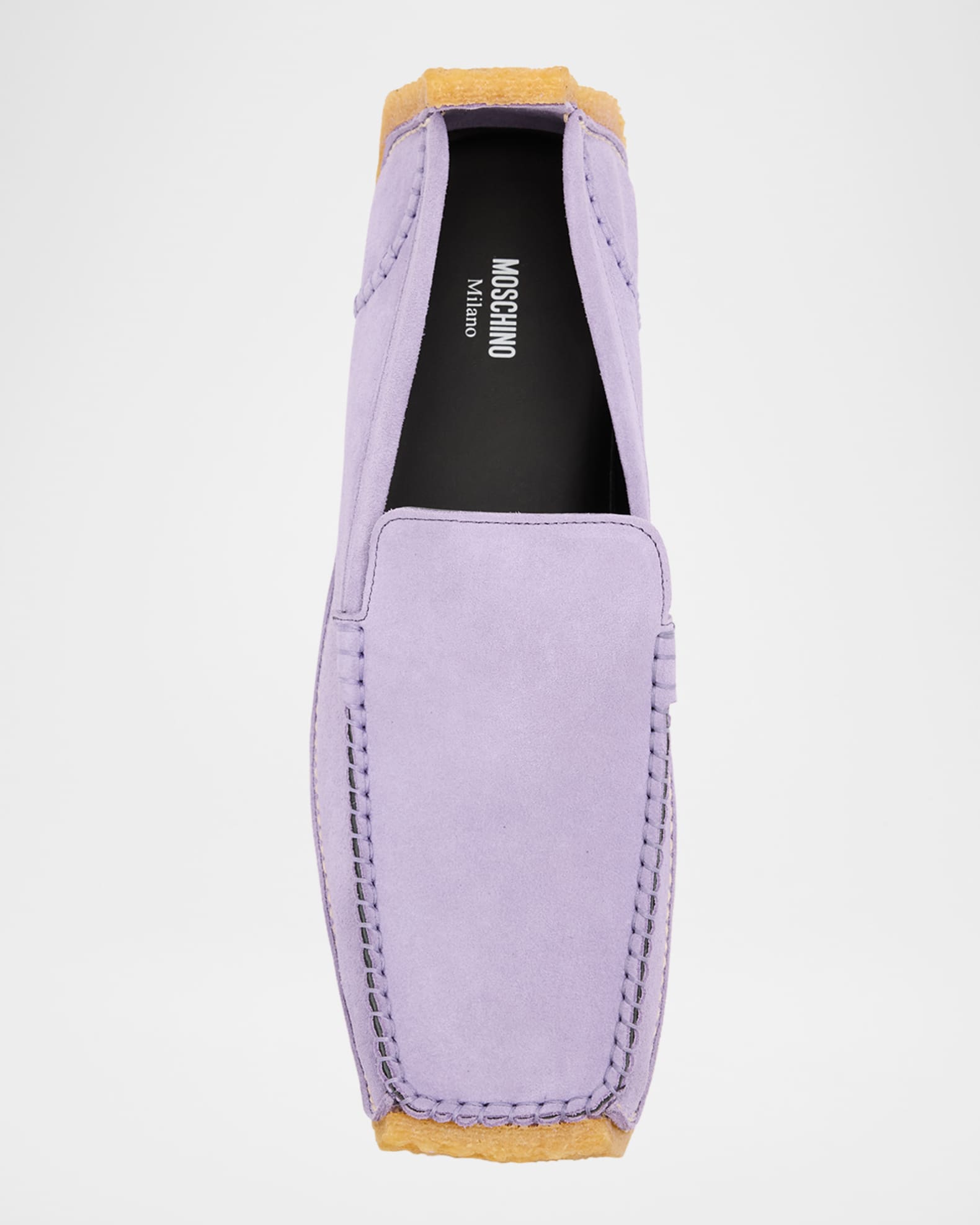 Moschino Men's Suede Moccasins | Neiman Marcus