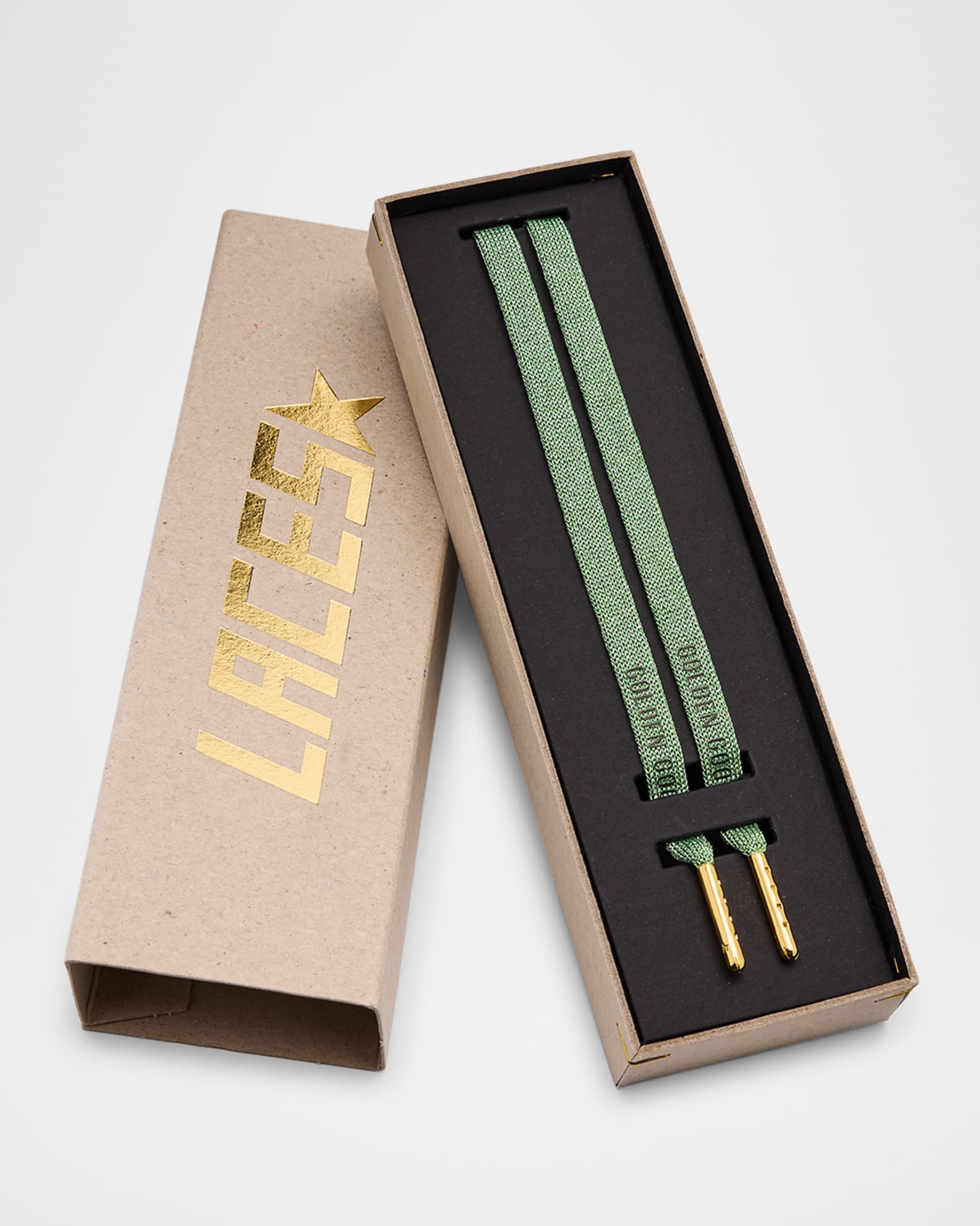 Golden Goose Lurex Logo Lace Kit | Neiman Marcus