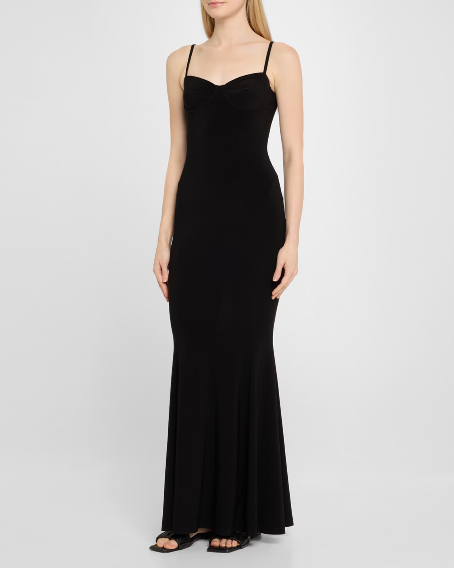Norma Kamali Underwire Fishtail Gown | Neiman Marcus