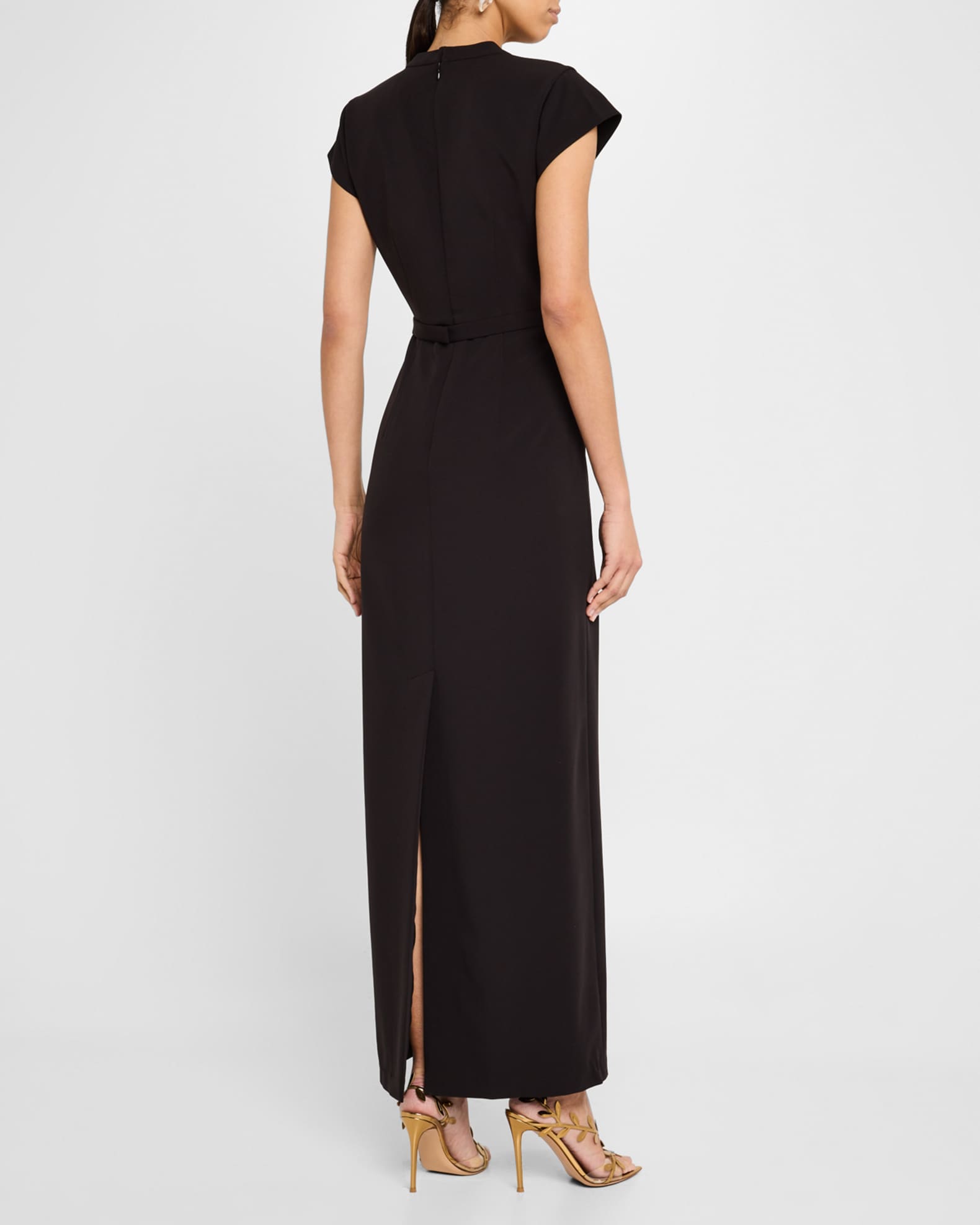 Sachin & Babi Hudson Bead & Sequin Embellished Column Gown | Neiman Marcus