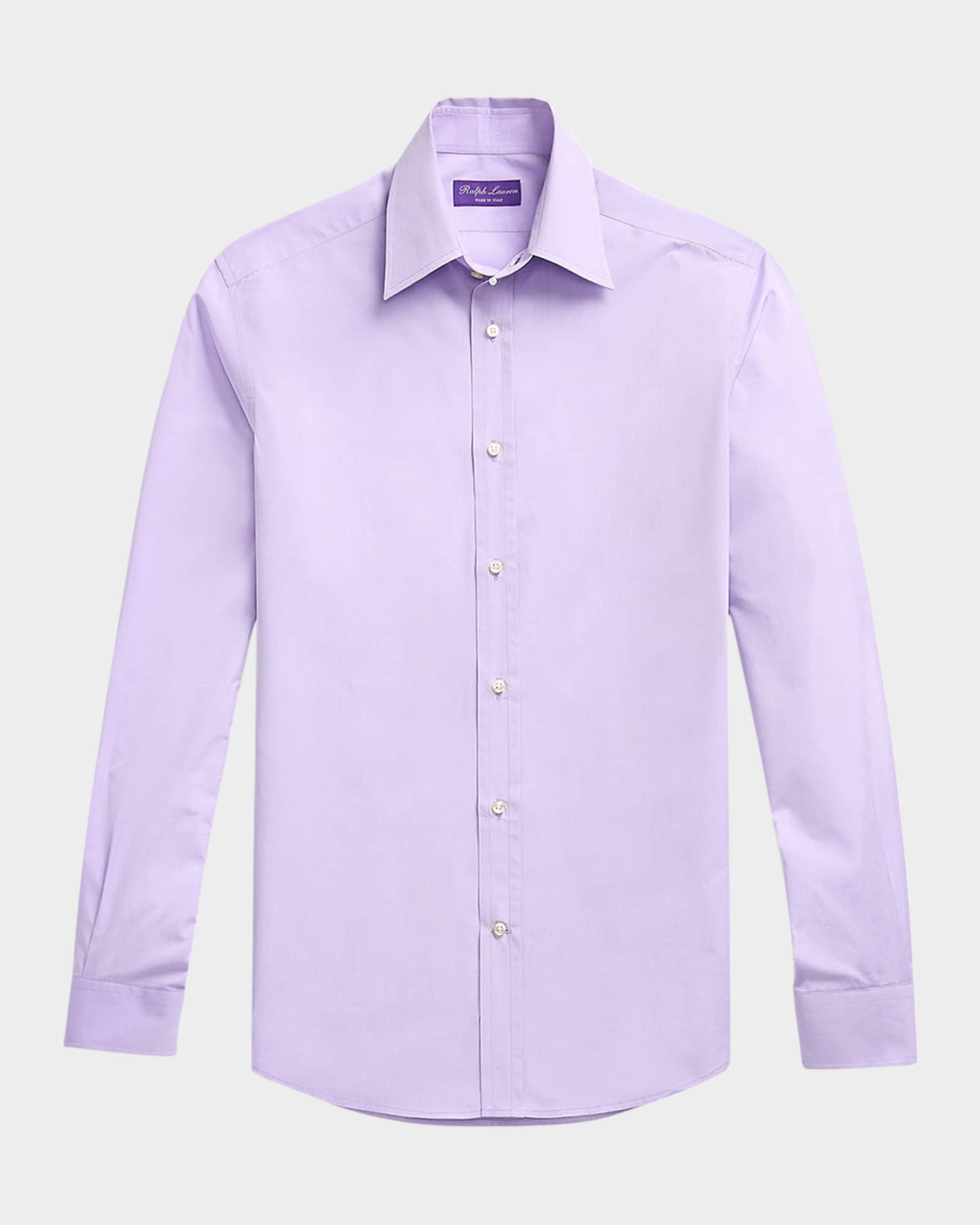 Ralph Lauren Purple Label Men's End-on-End Shirt | Neiman Marcus