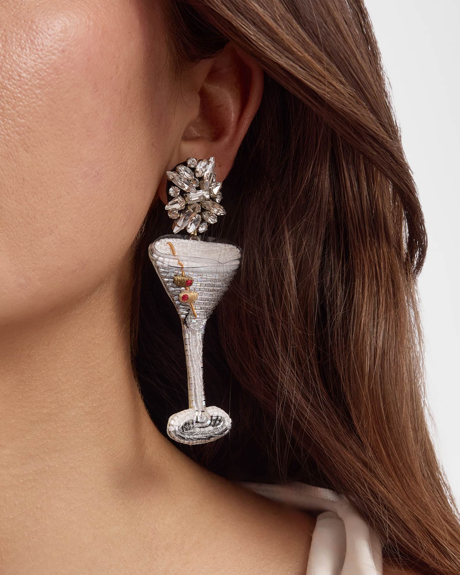 Mignonne Gavigan Bemelmans Martini Earrings | Neiman Marcus