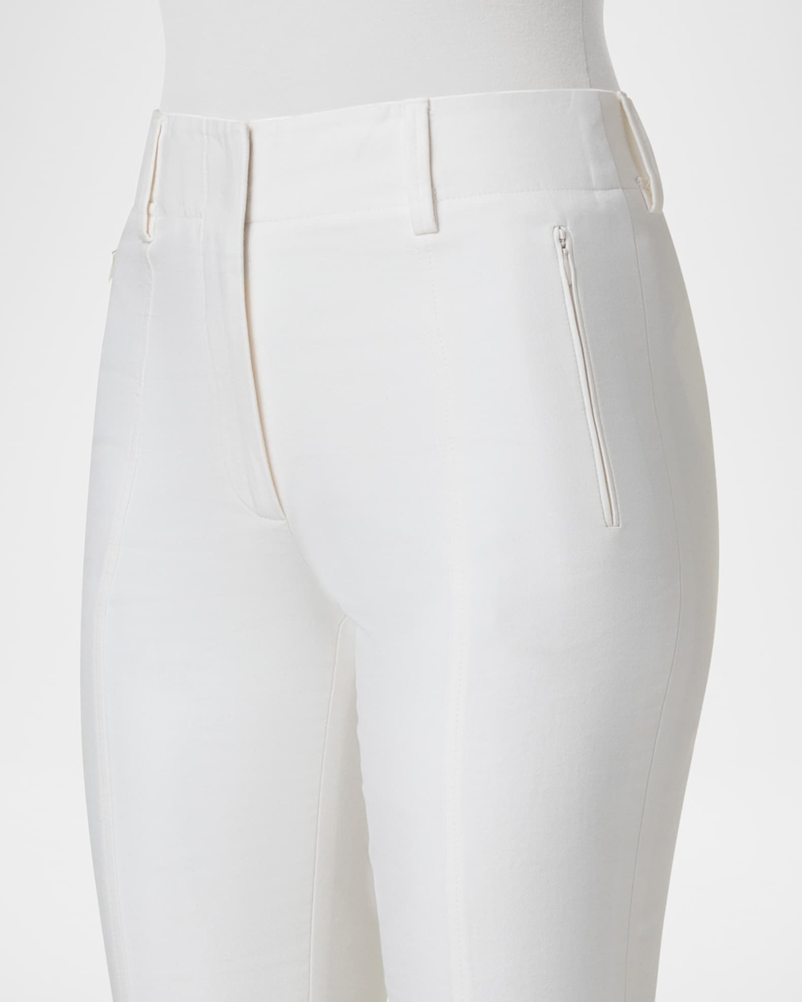 Akris Connor Cotton-Silk Slim-Leg Ankle Pants | Neiman Marcus