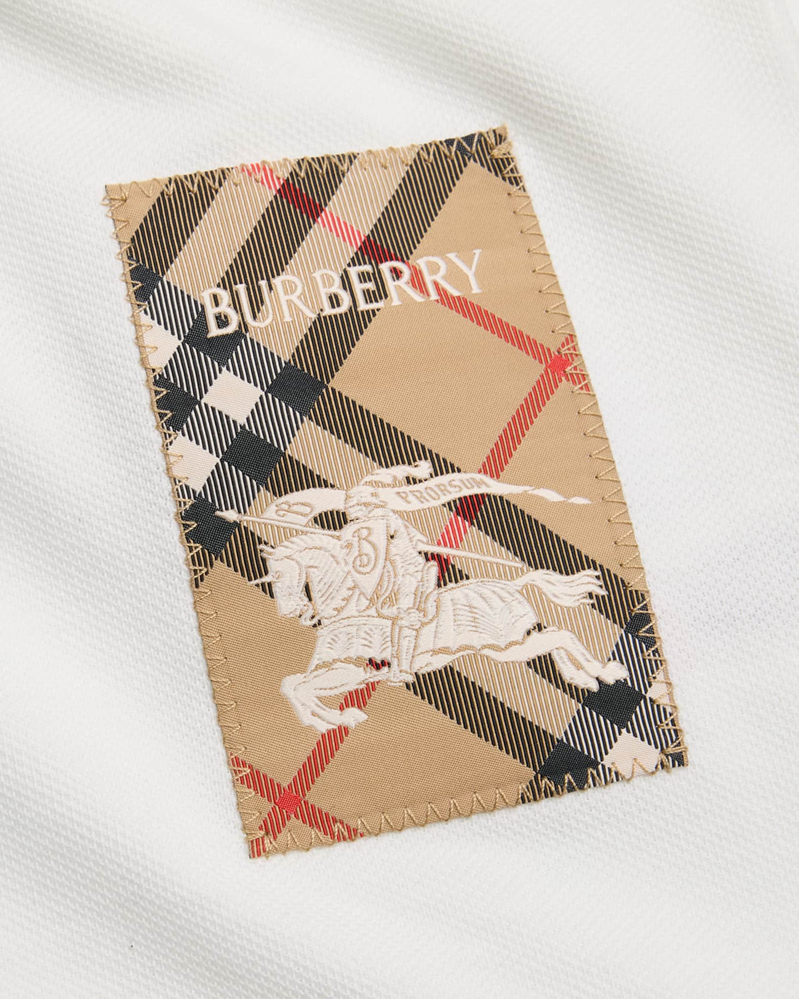 Burberry Boy's Johane EKD Logo-Patch Polo Shirt, Size 4-14 | Neiman Marcus