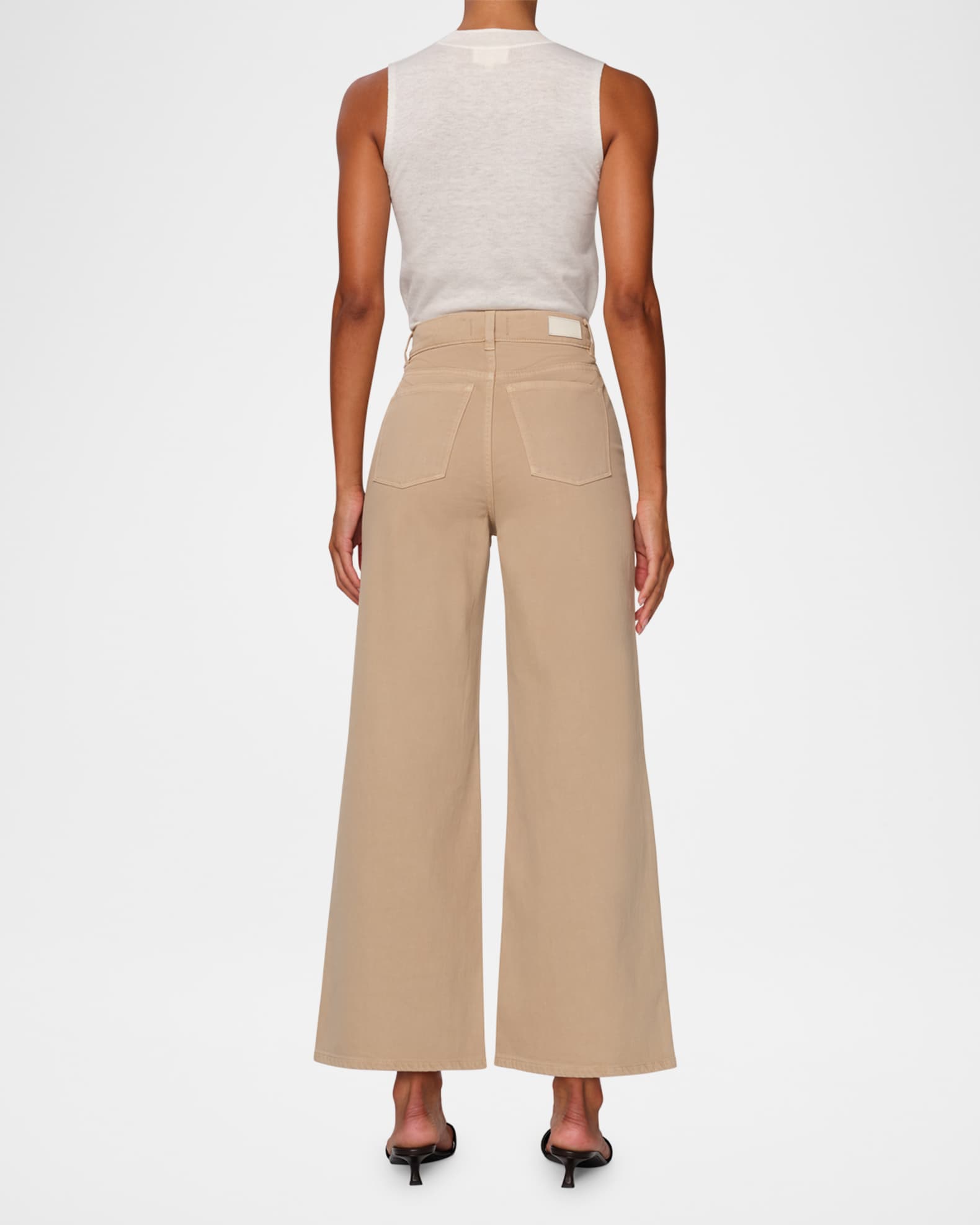 DL1961 Hepburn Wide-Leg High-Rise Ankle Jeans | Neiman Marcus