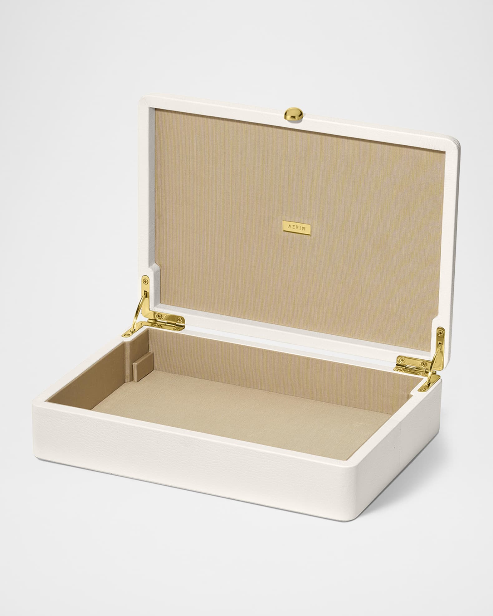 AERIN Piero Leather Box | Neiman Marcus