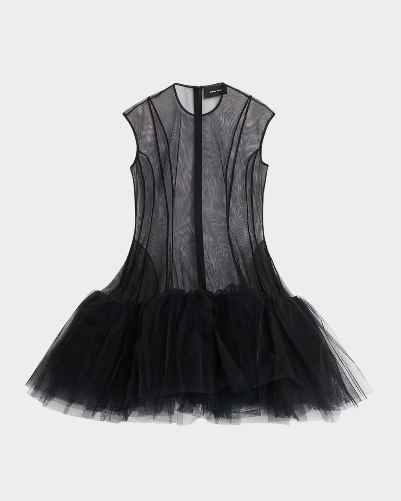 Simone Rocha Cap-Sleeve Ballet Tutu Dress | Neiman Marcus