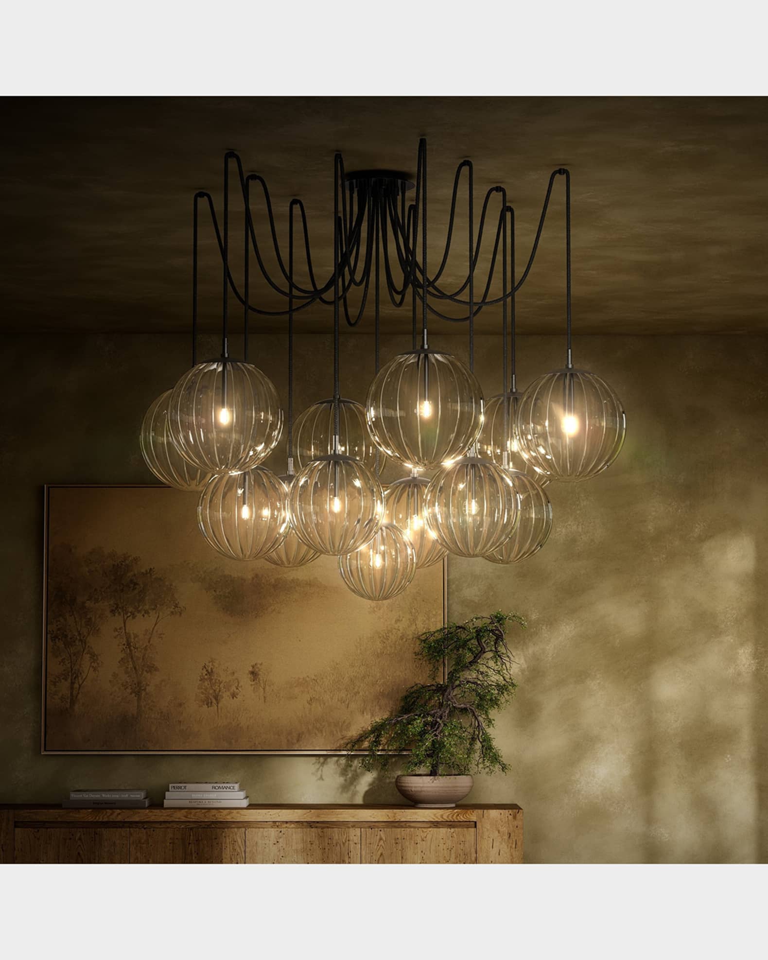 Four Hands Schwung Collection Spider 12-Light Chandelier | Neiman Marcus