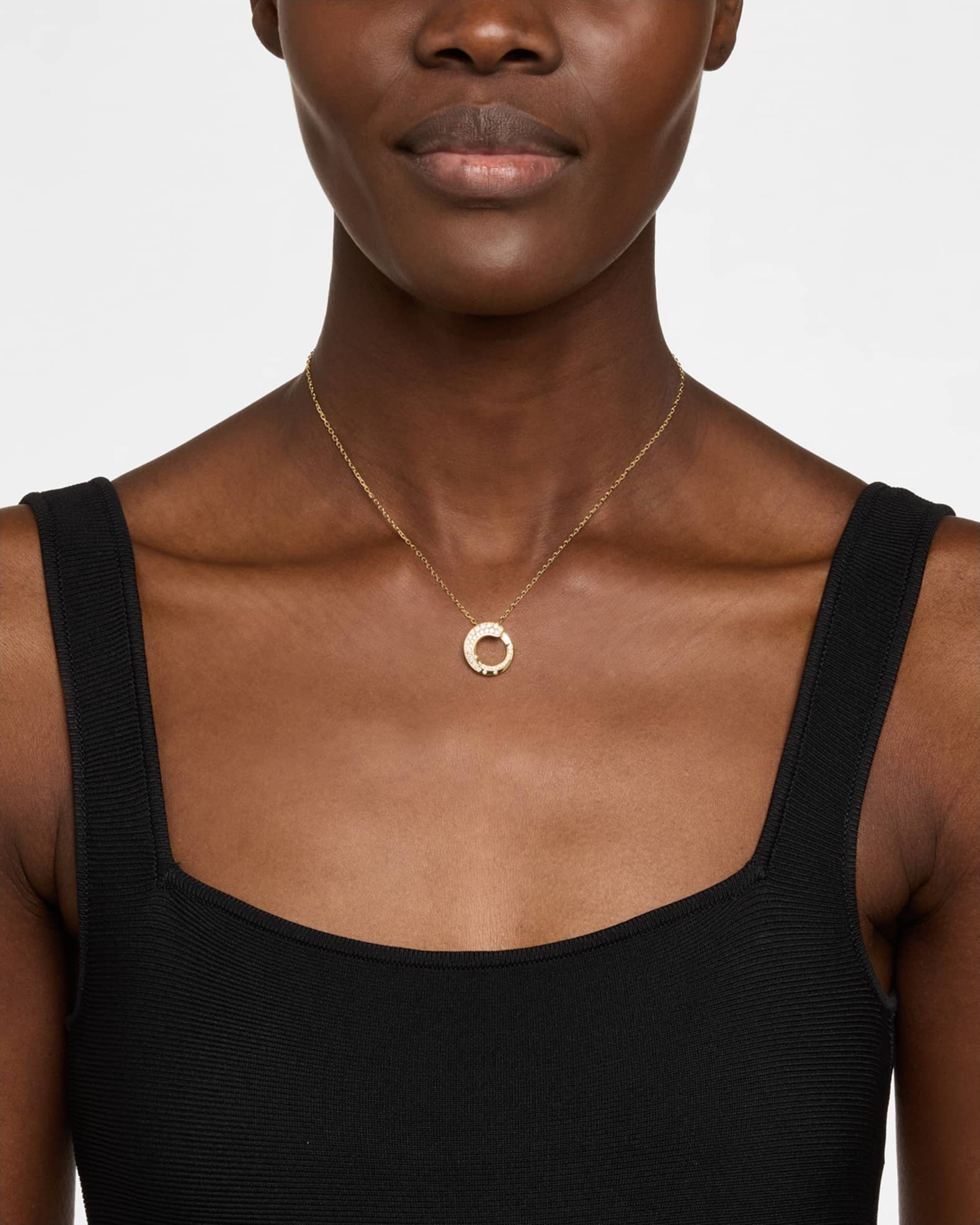 Crivelli 18K Yellow Gold Crivelli Diamond Circle Pendant | Neiman Marcus