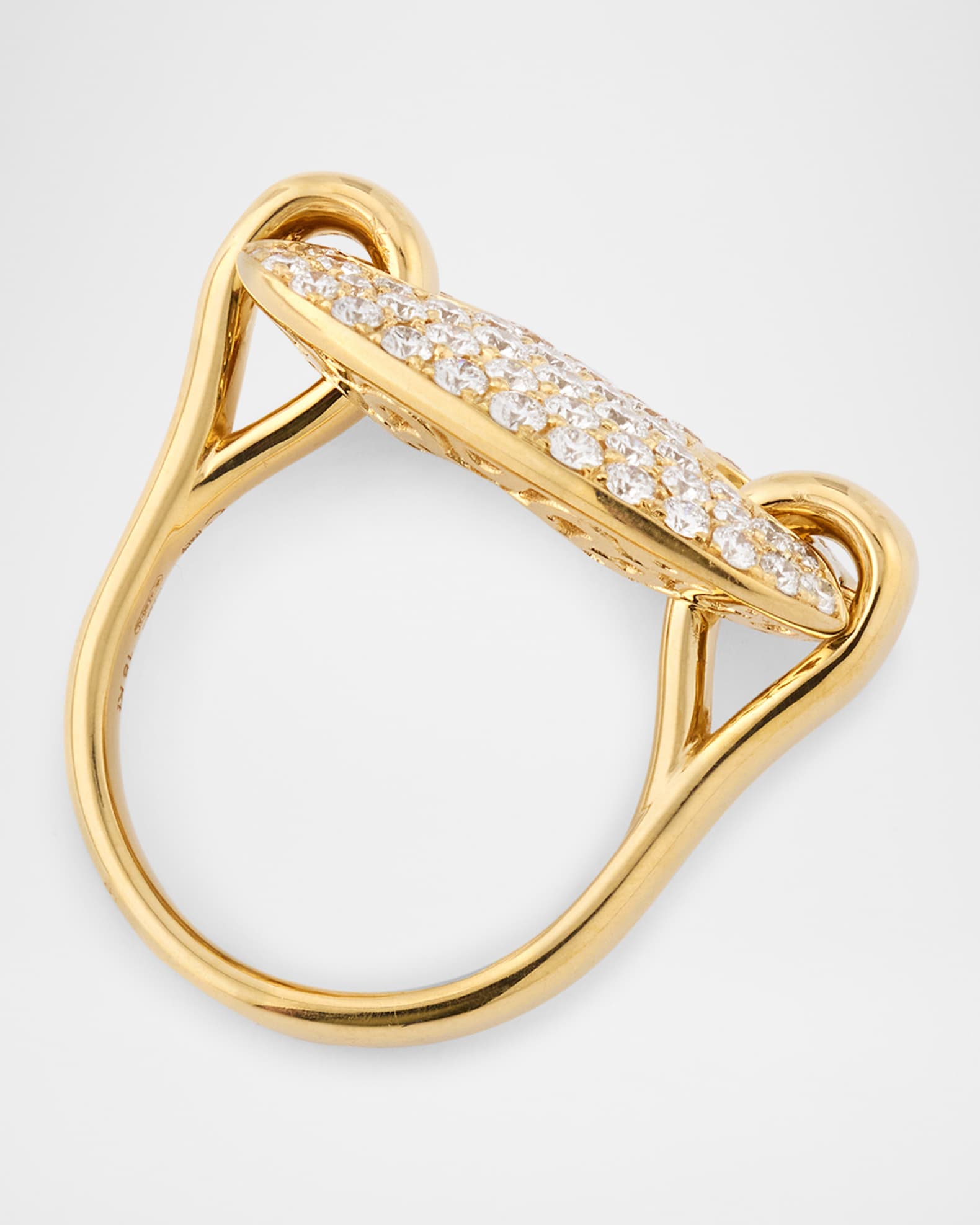 Crivelli 18K Yellow Gold Crivelli Pave Diamond Ring | Neiman Marcus
