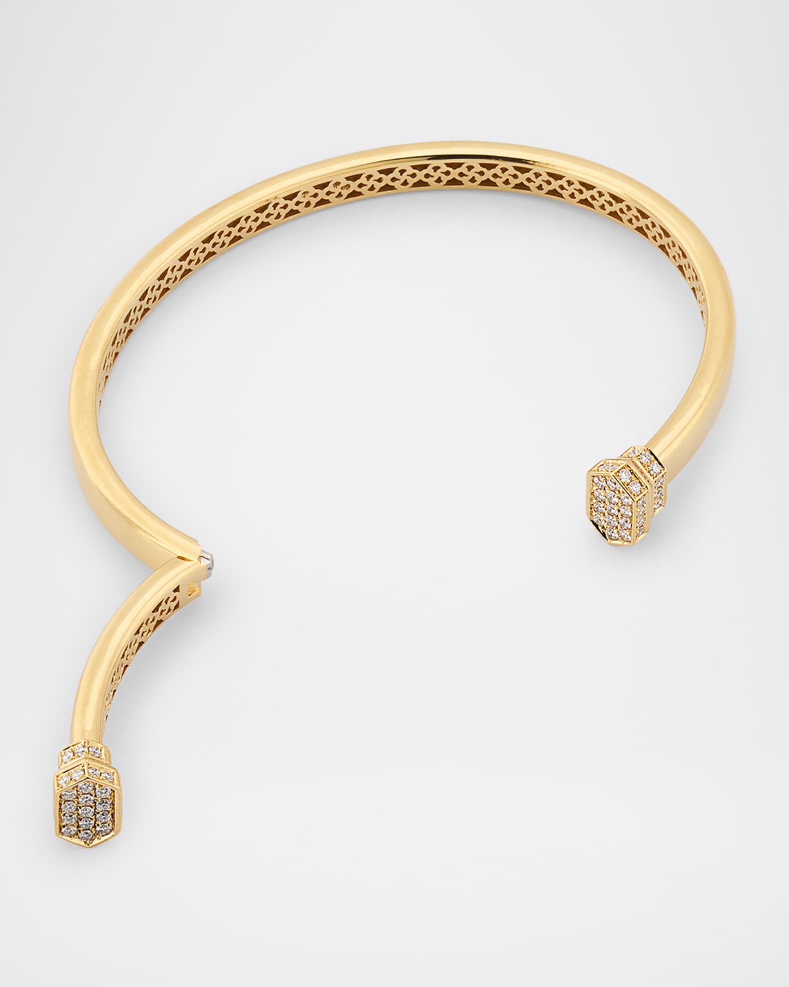 Crivelli 18K Yellow Gold Crivelli Diamond Bangle Bracelet | Neiman Marcus