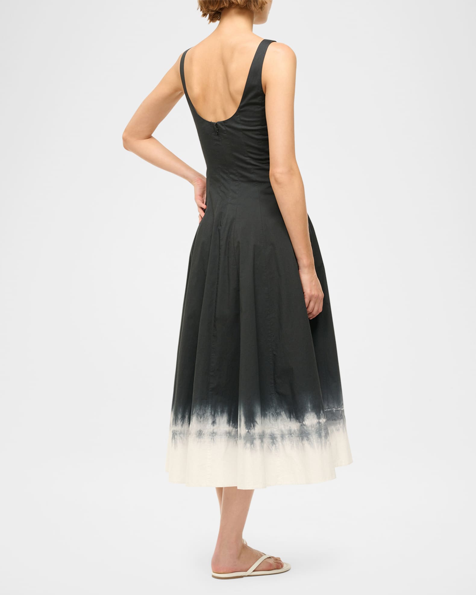 STAUD Wells Midi Dress | Neiman Marcus